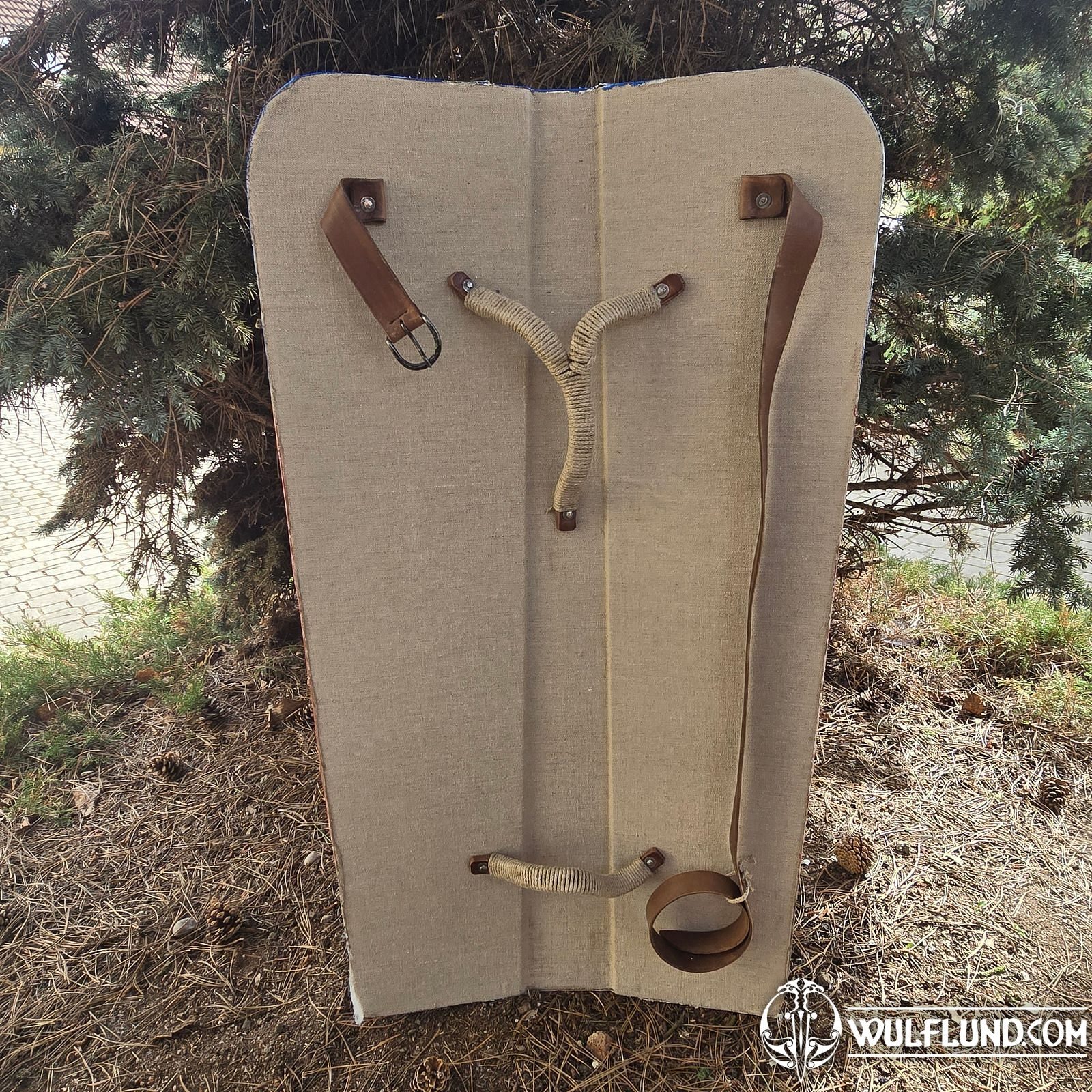 Pavise shield of Paris, hand-painted wooden medieval shield Living ...