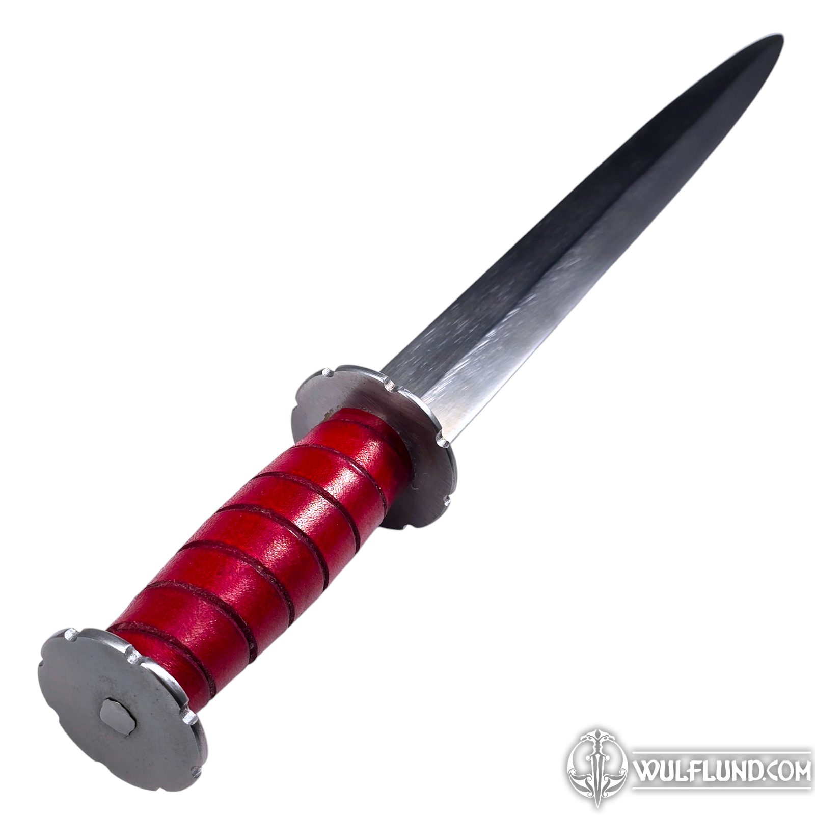 Rondel or Bollock dagger Kuttenberg, 14th century, blunt replica, red ...