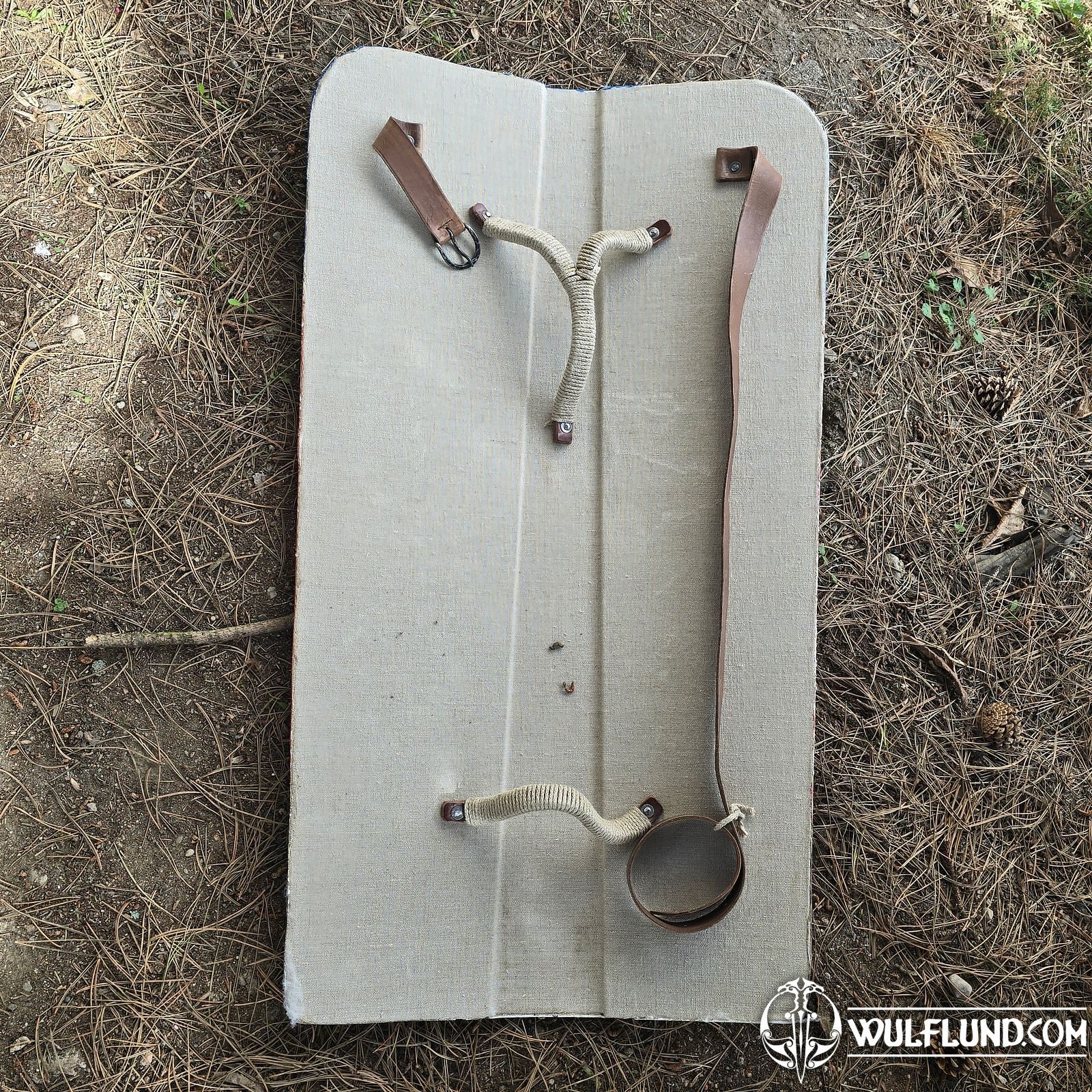 Pavise shield of Paris, hand-painted wooden medieval shield Living ...