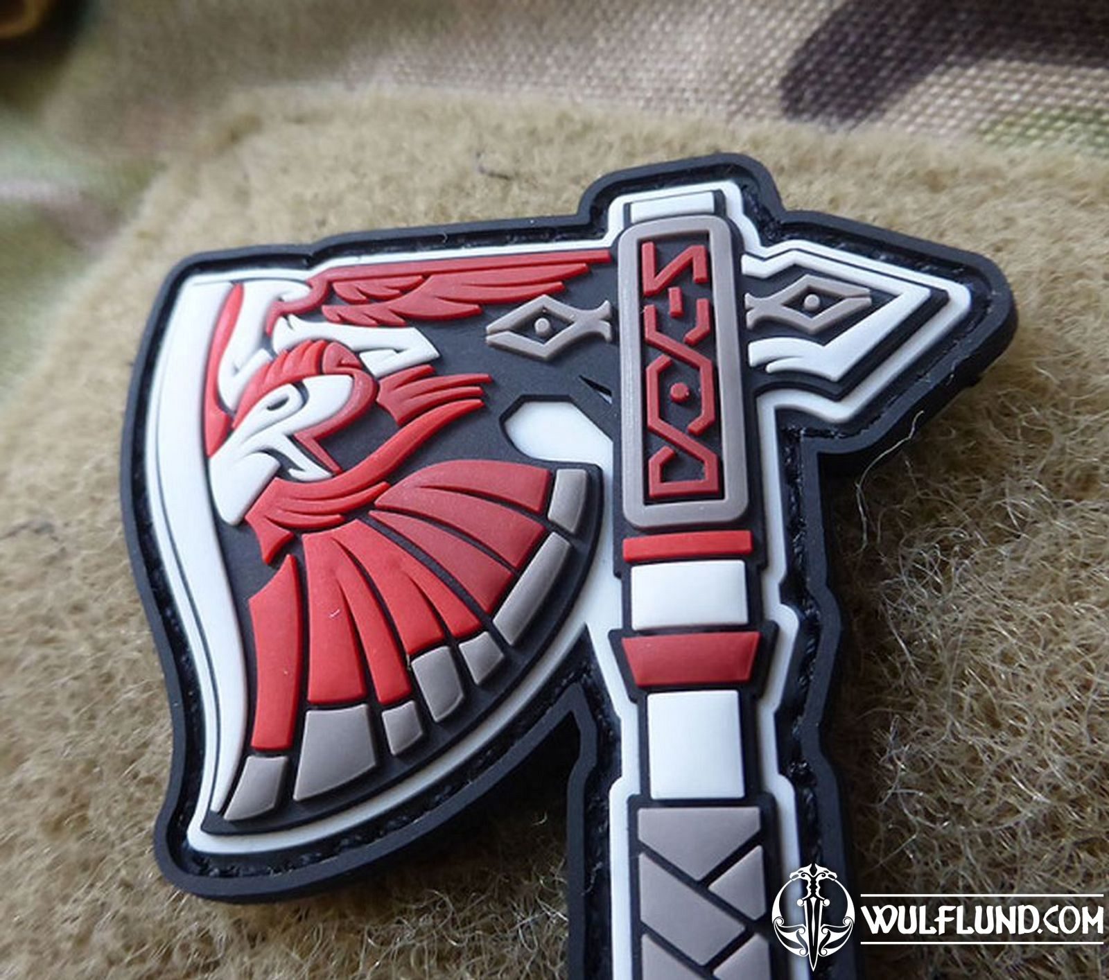 AXE OF DWARF Patch, fullcolor / JTG 3D Rubber Patch military patches ...