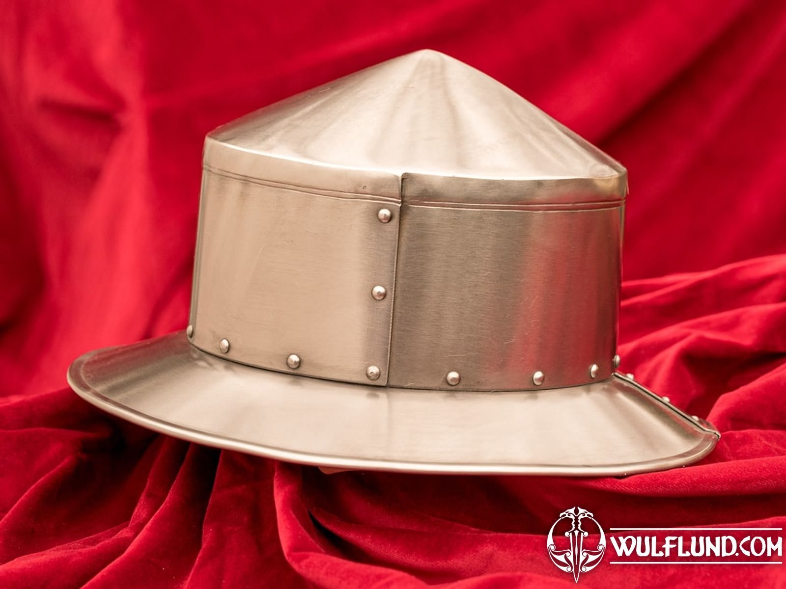 IRON HAT - riveted helmet medieval helmets Helmets, Armour Wulflund