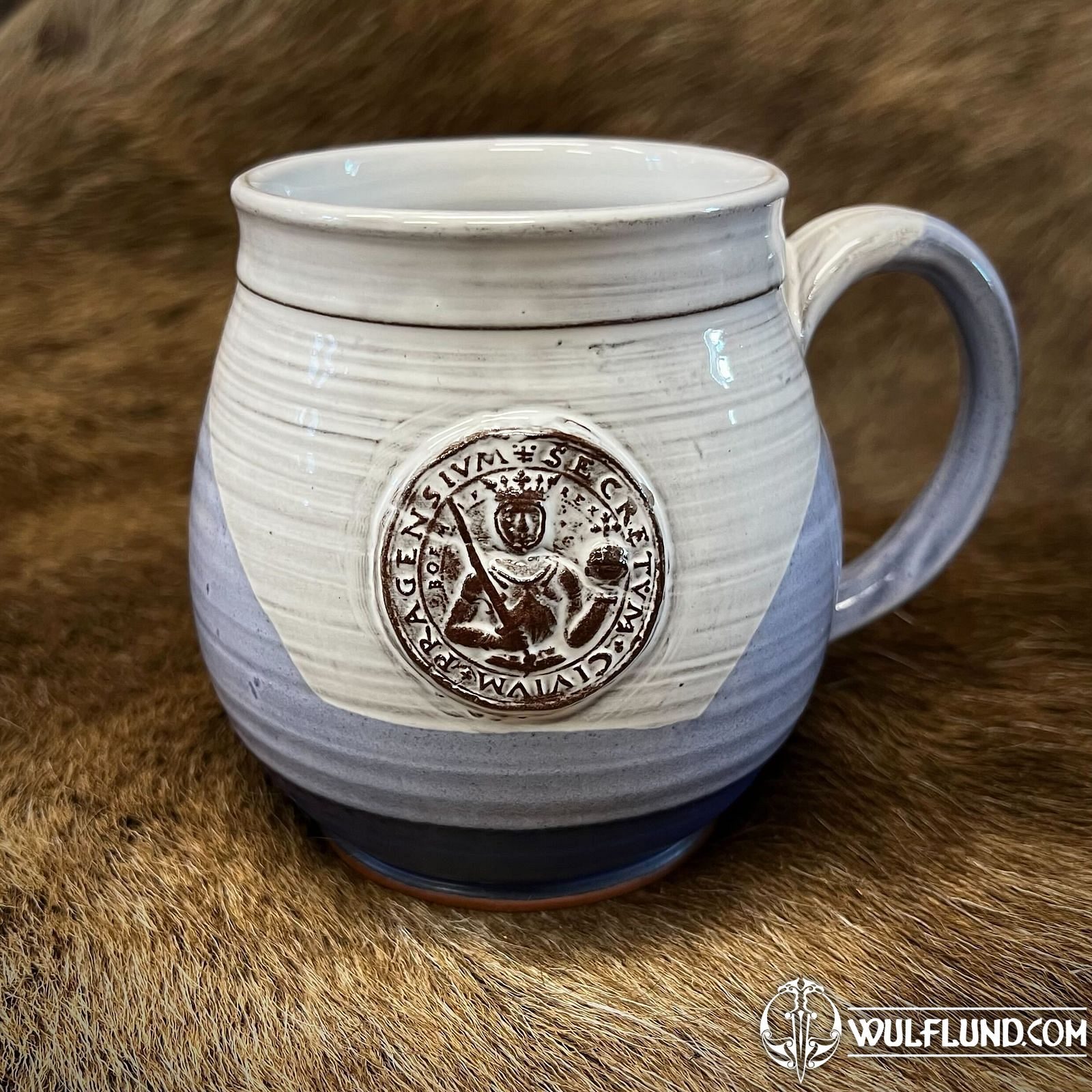 KING - MEDIEVAL MUG historical ceramics Feasting Wulflund