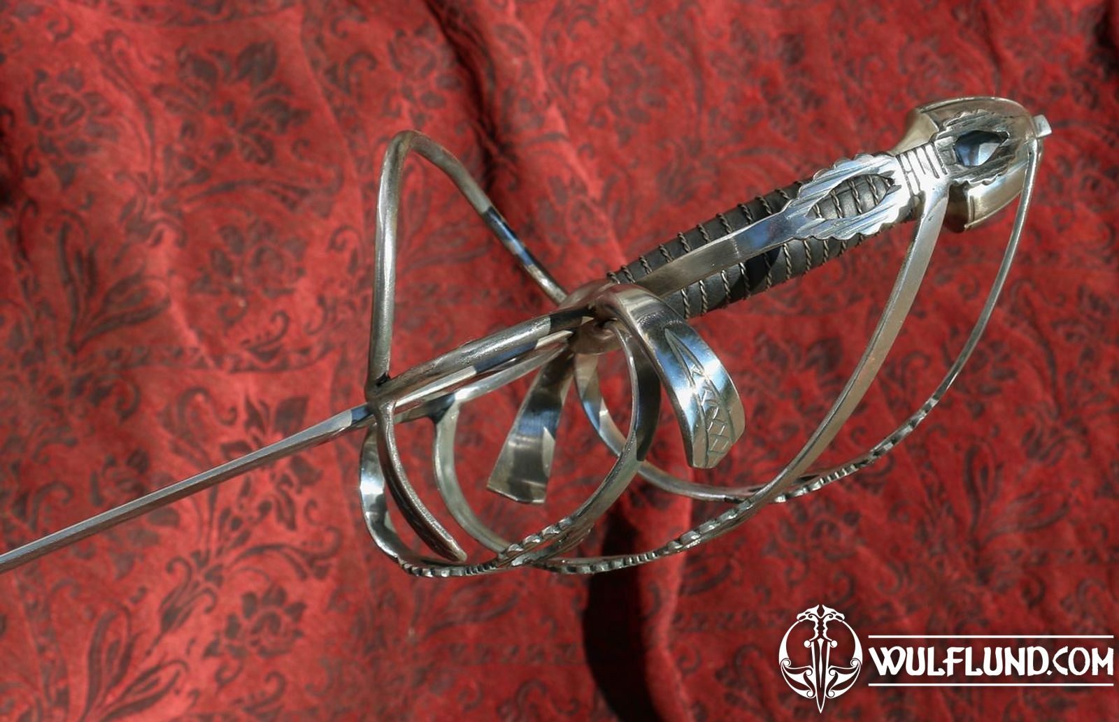 Danish officer rapier - Karde (thistle), sword Drakkaria renaissance ...