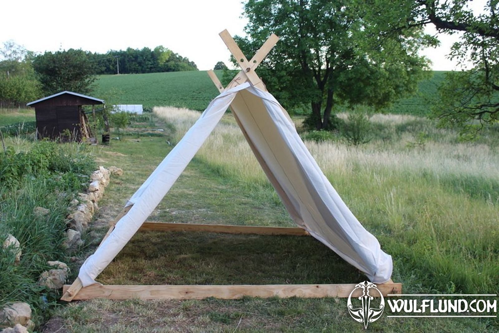VIKING TENT, 2,9 x 2 x 2 m medieval tents Historical camping, Camping ...
