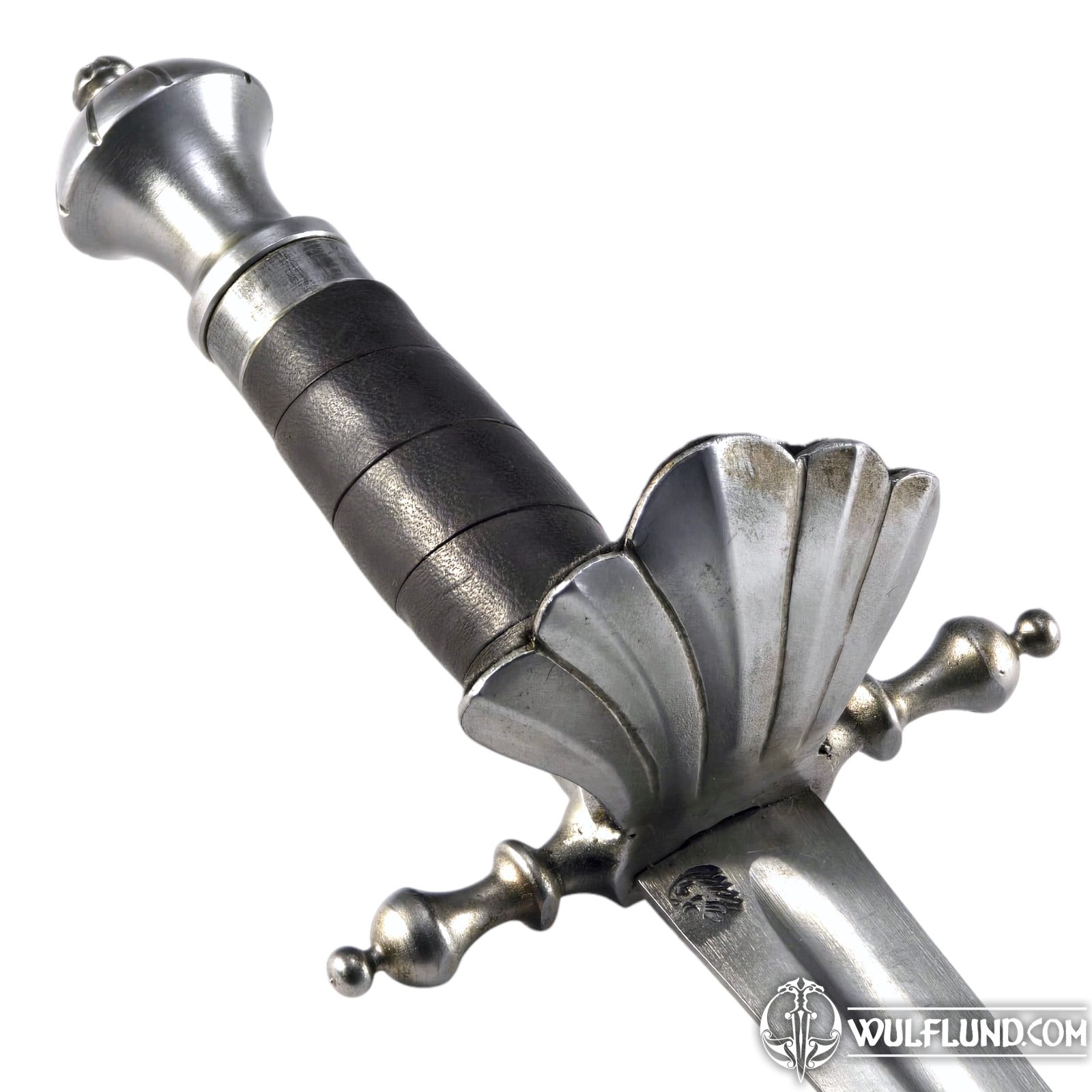 TYBALT, dagger with shell guard made of hardened steel Swordfight ...