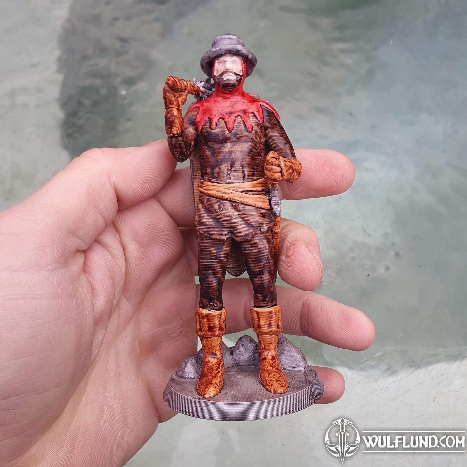 Hussite with mace - bust, miniature historical miniatures Decorations ...
