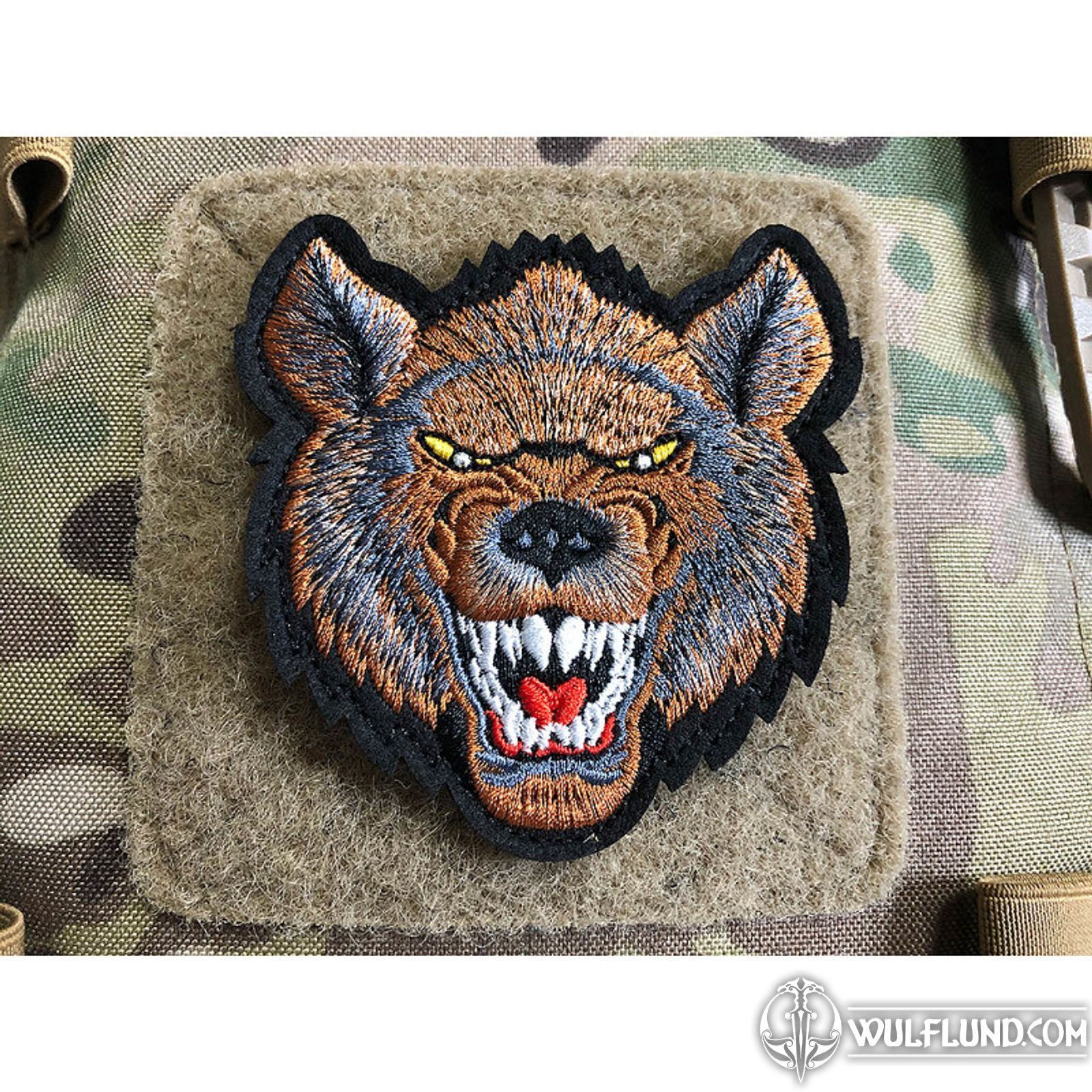 Angry WOLF, fullcolor, 3D Patch military patches Accessories, Fashion ...
