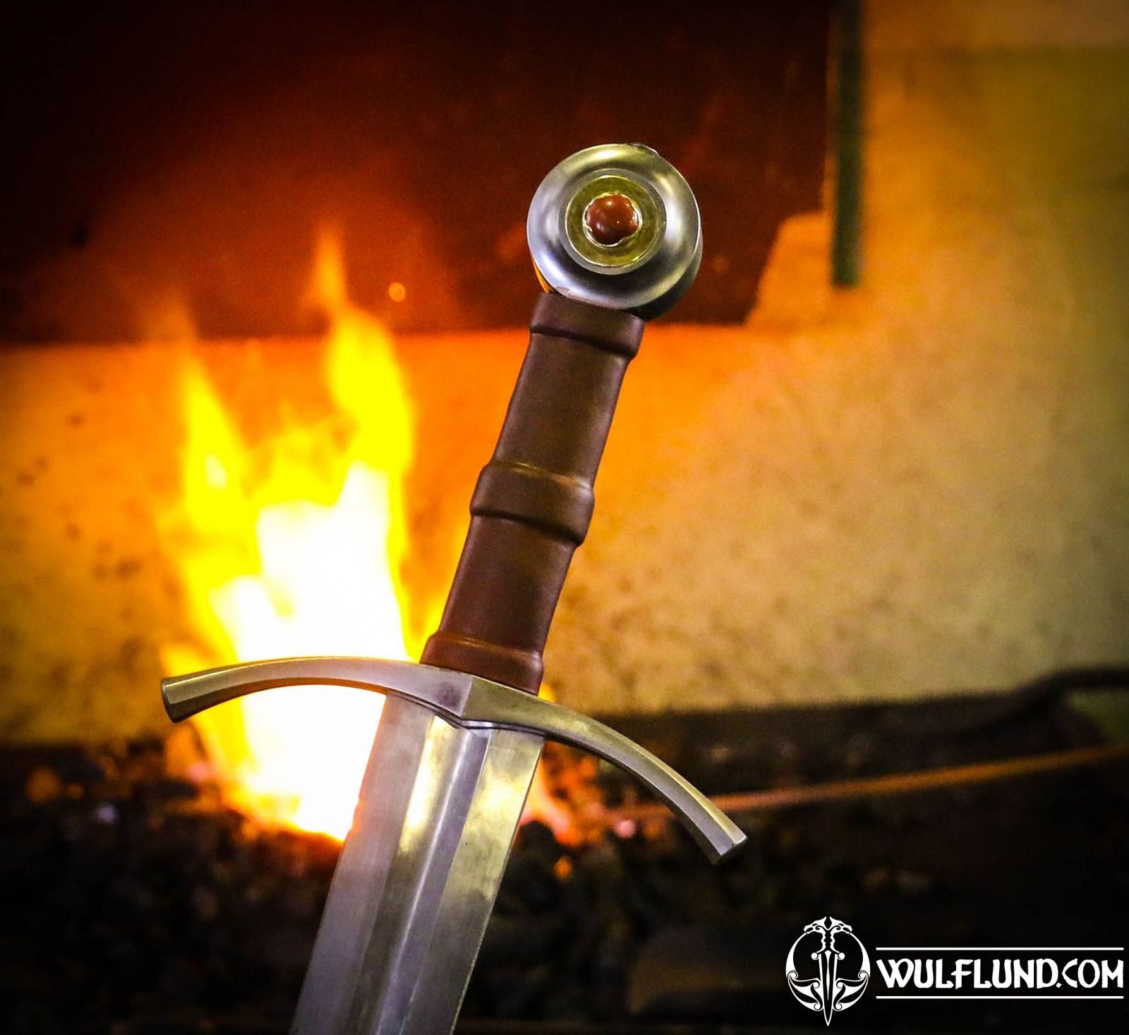 CAROLUS REX, medieval sword forged, sharp replica Drakkaria Medieval swords Swords, Weapons Wulflund