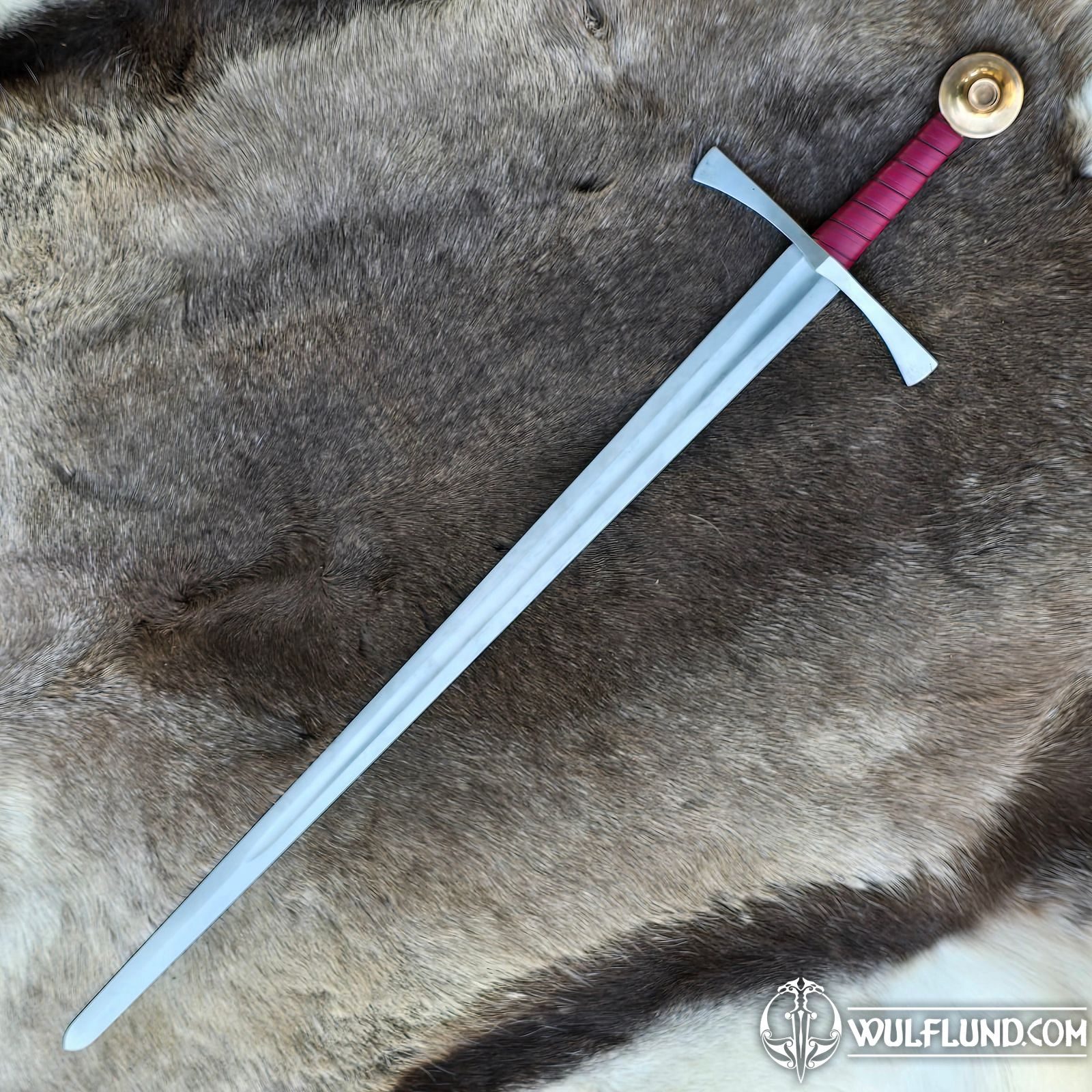 HUBALD, medieval one-handed sword, blunt Drakkaria Medieval swords ...