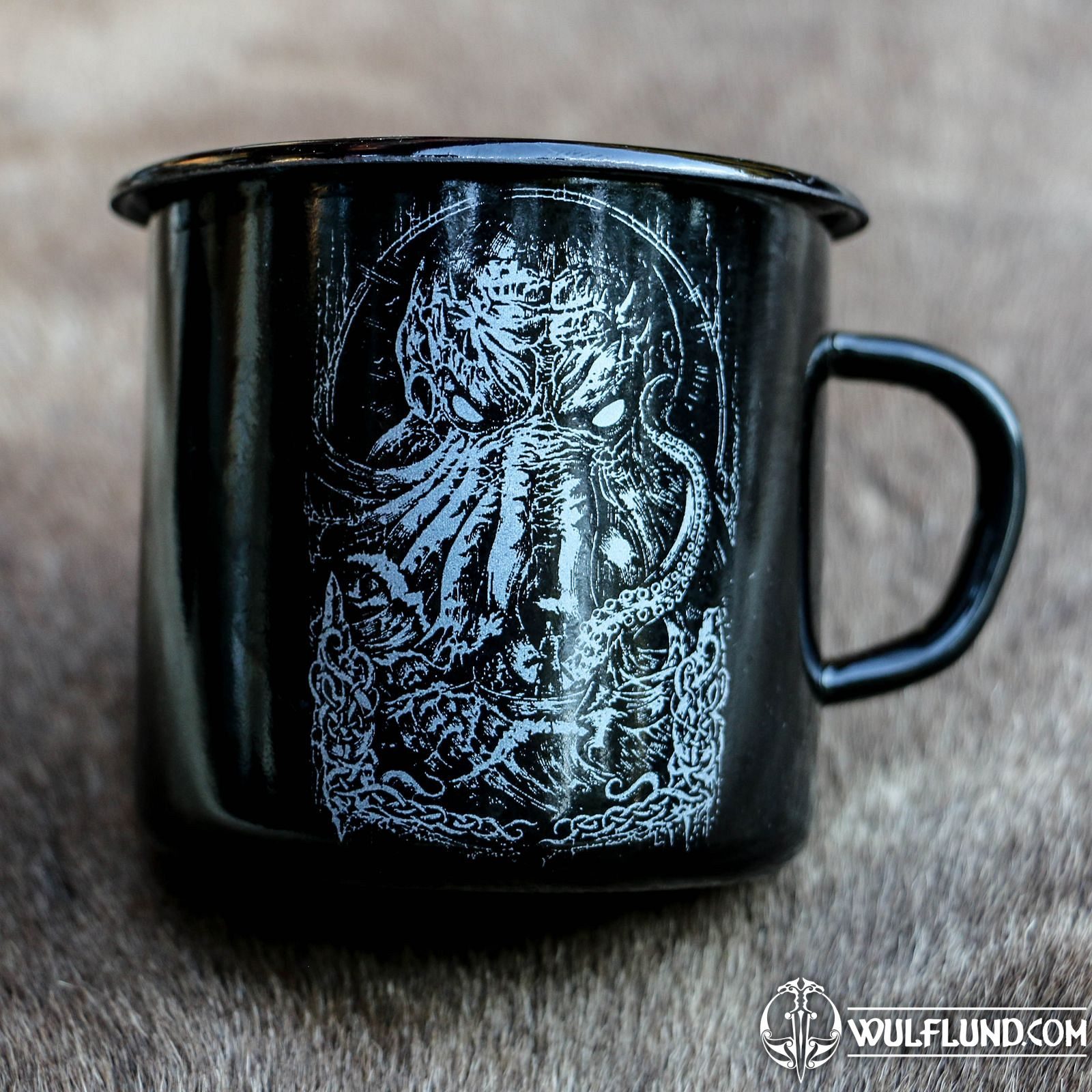 CTHULHU Enamel Mug mugs, goblets, scarves Decorations, Home decor Wulflund