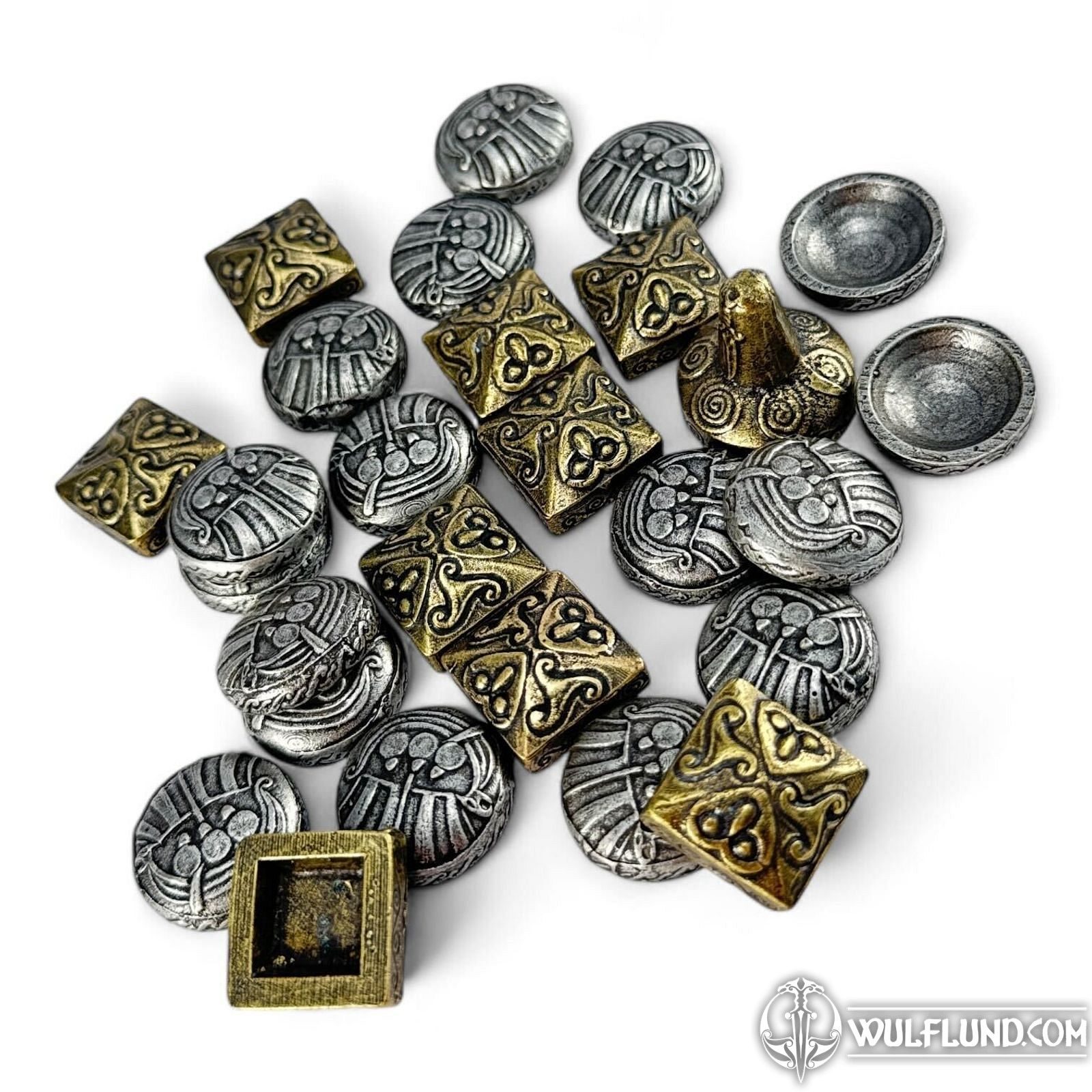 FIDCHELL Celtic board game, playing stones Drakkaria celtic board games ...