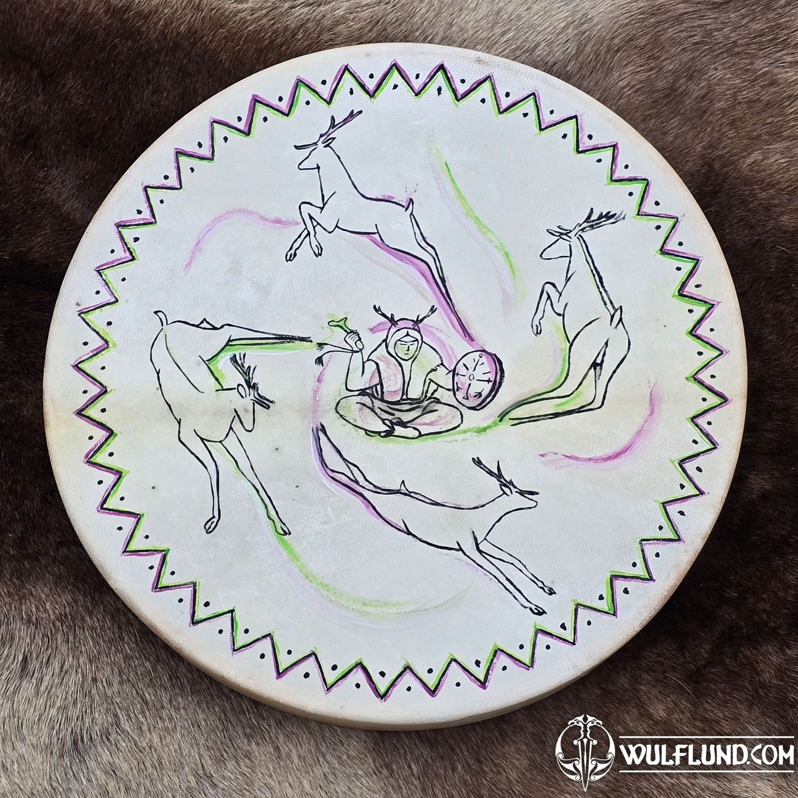 Sámi shaman, shaman drum 40cm Drums Music instruments, Camping and ...