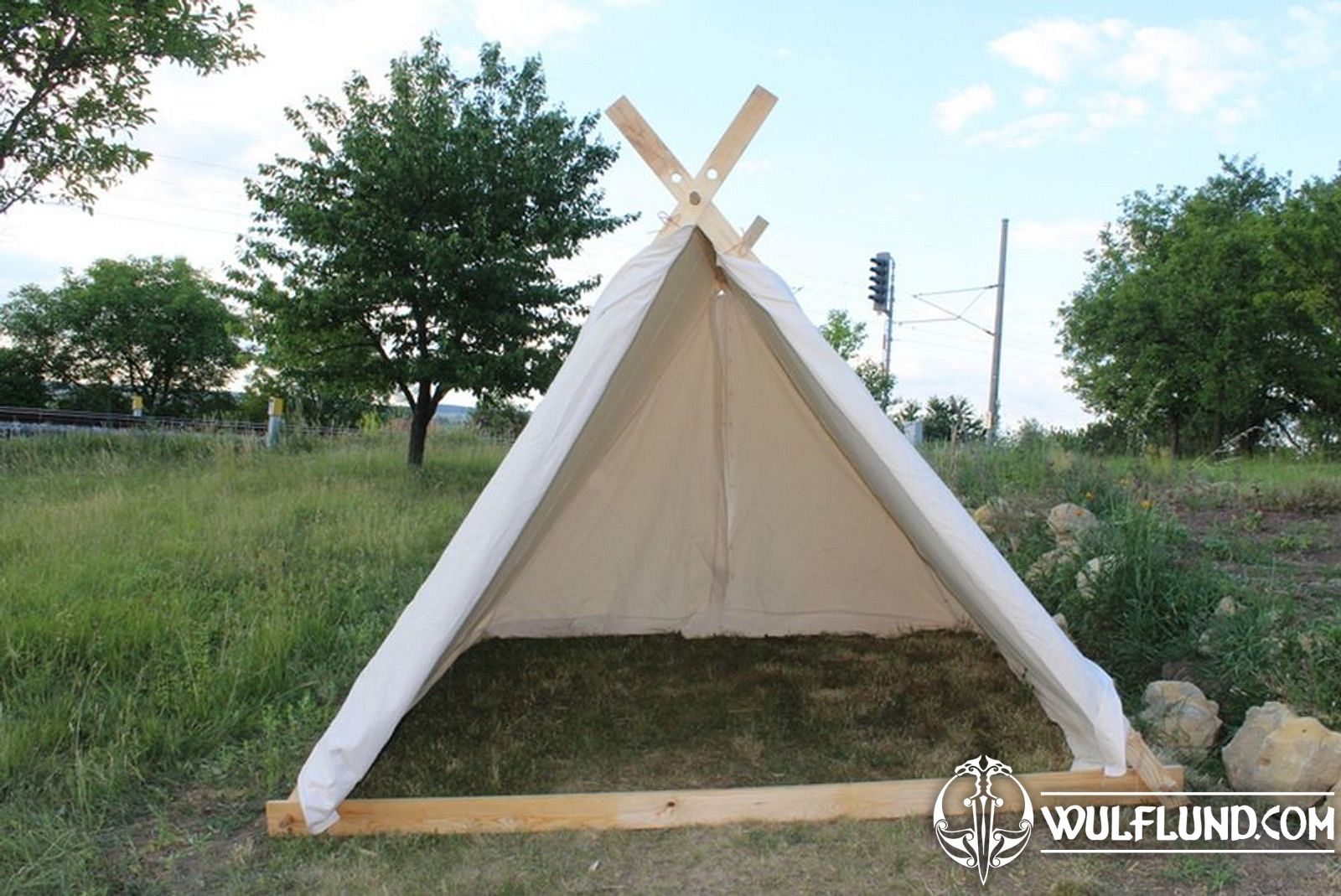 VIKING TENT, 2,9 x 2 x 2 m medieval tents Historical camping, Camping ...