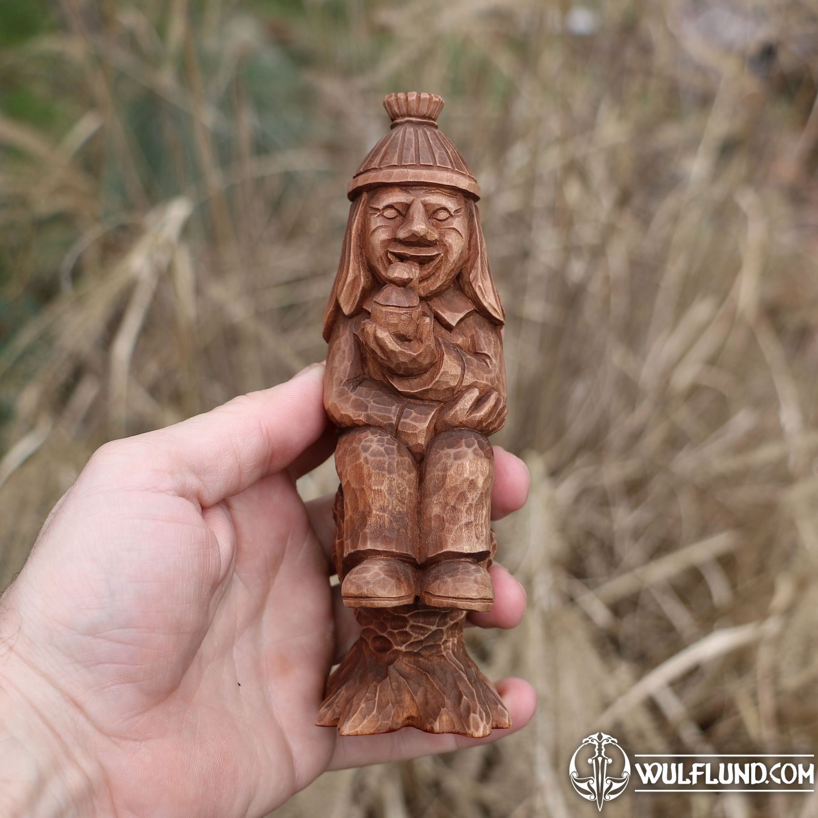 VODNIK - Water Spirit, wooden carved figurine Statues, chests ...