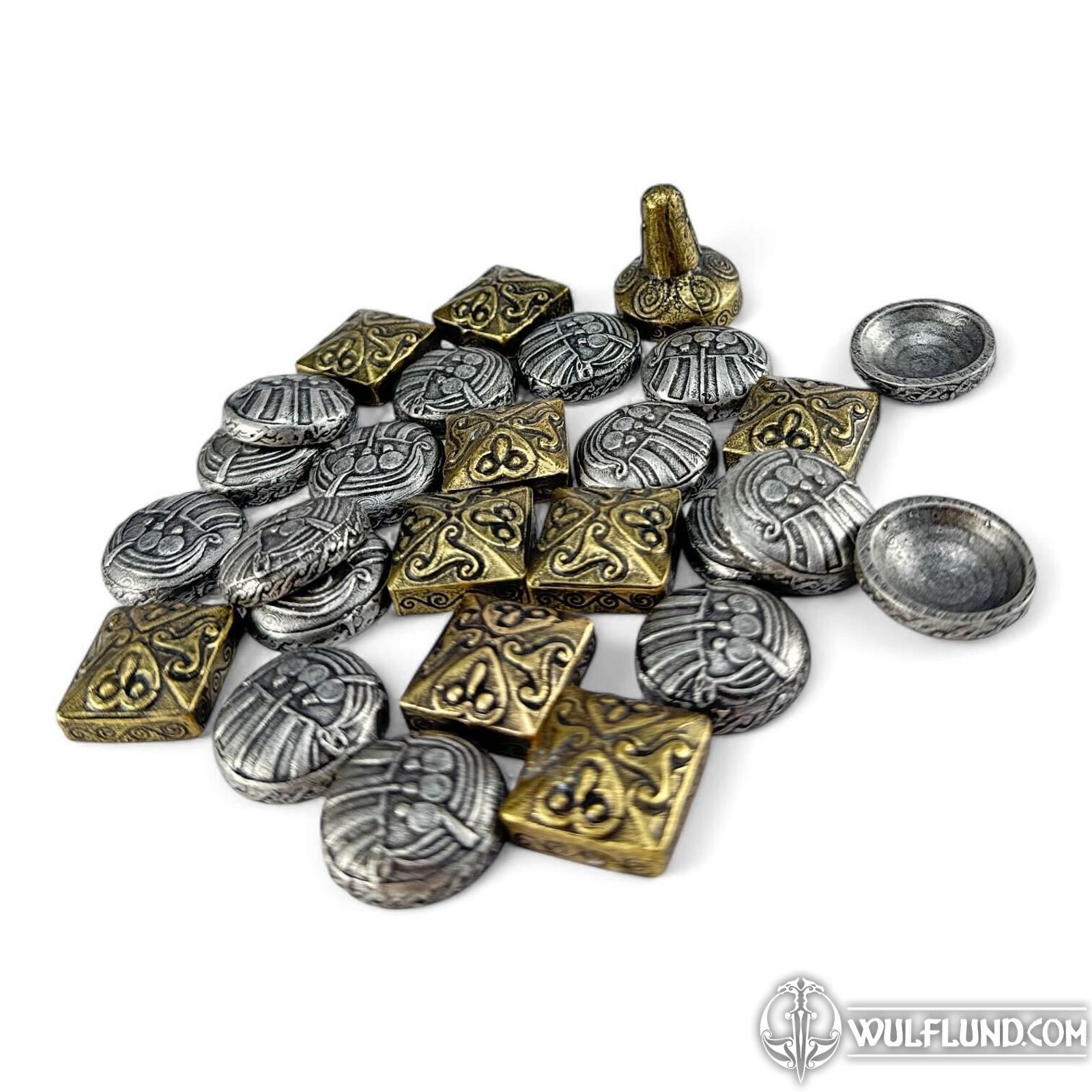 FIDCHELL Celtic board game, playing stones Drakkaria celtic board games ...