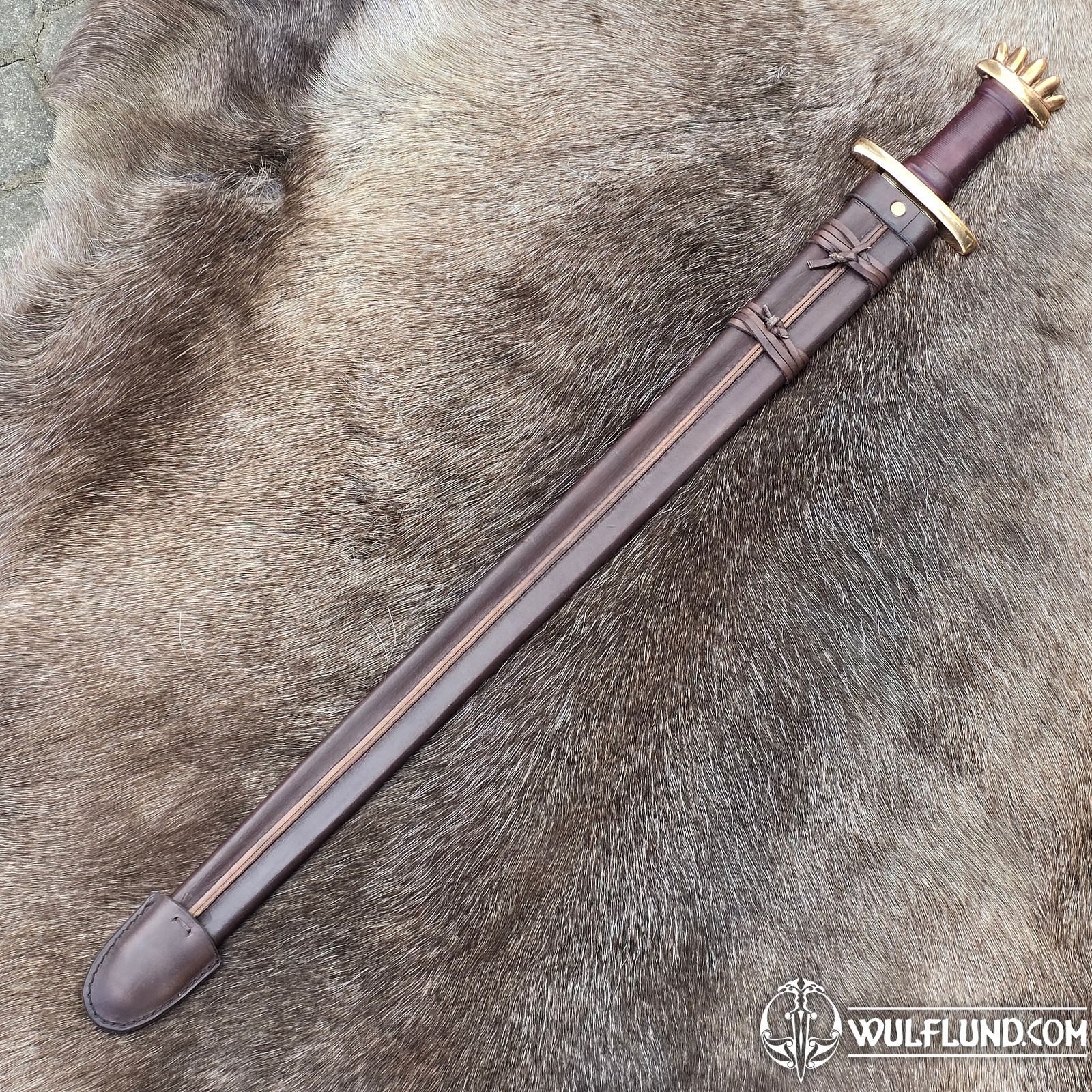 Fourreau pour épée viking, cuir Drakkaria Épées Armes Nous faisons ...