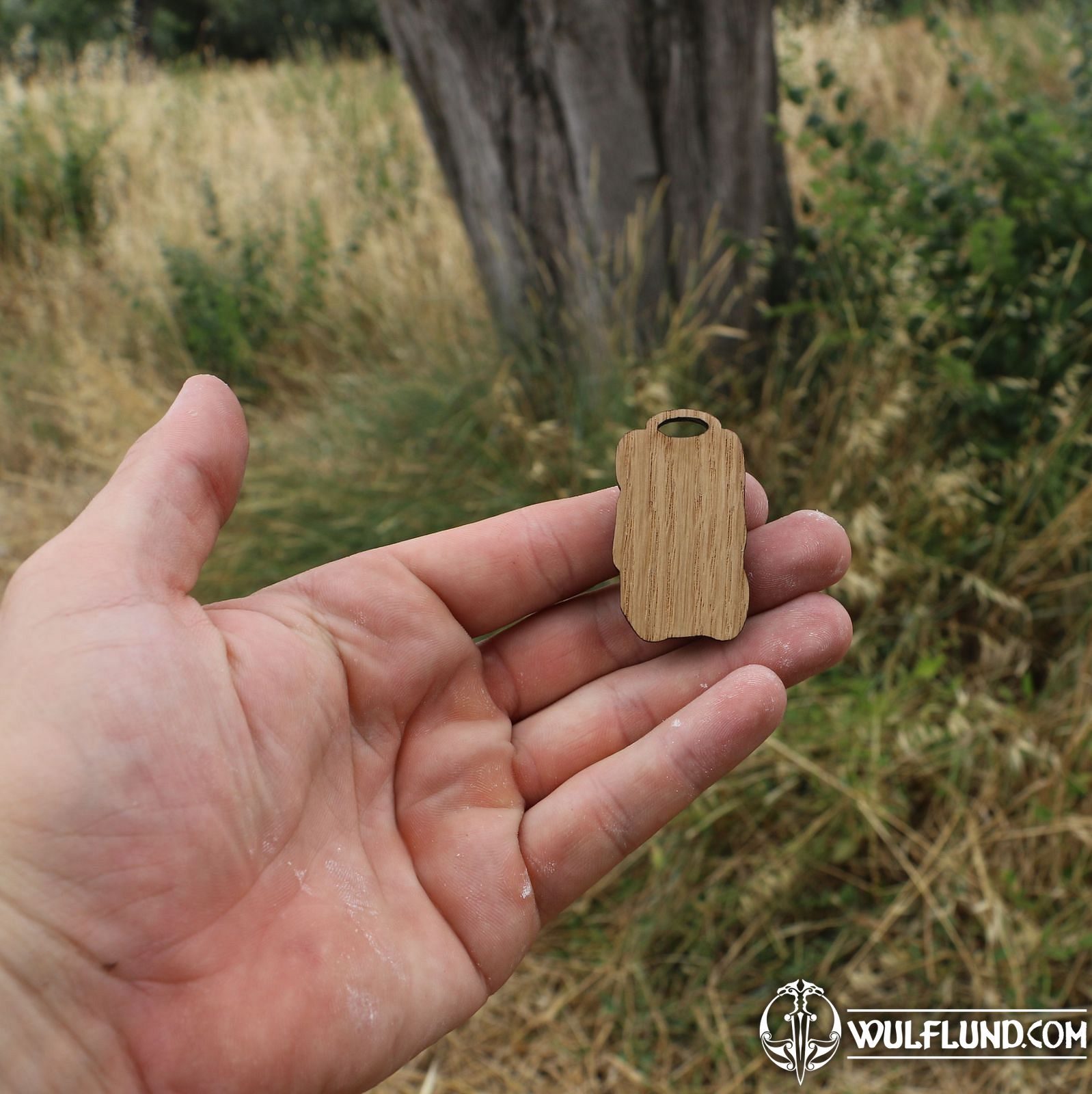 ISA - Rune - Futhark, Wood Kadlus rune pendants Jewellery Wulflund