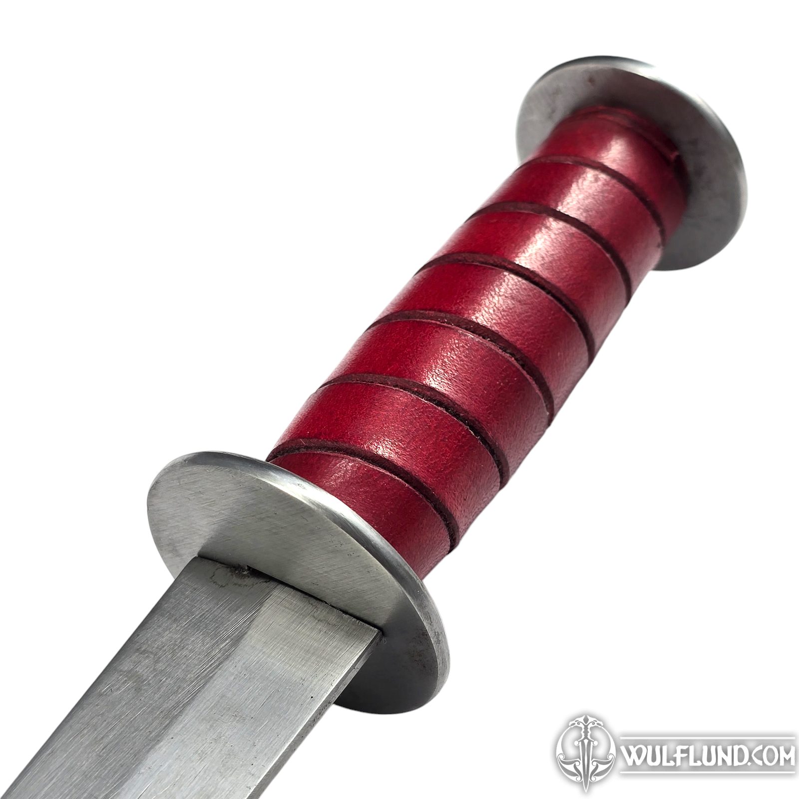 Rondel or Bollock dagger Praga, 14th century, blunt replica, red ...