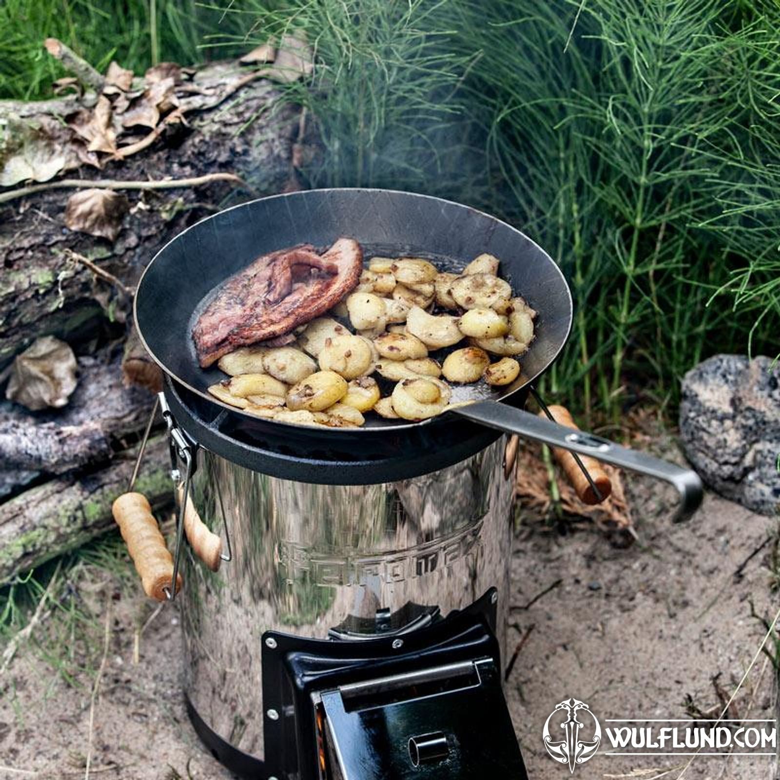 Wrought-Iron Pan SP28 Petromax Other bushcraft products Bushcraft ...