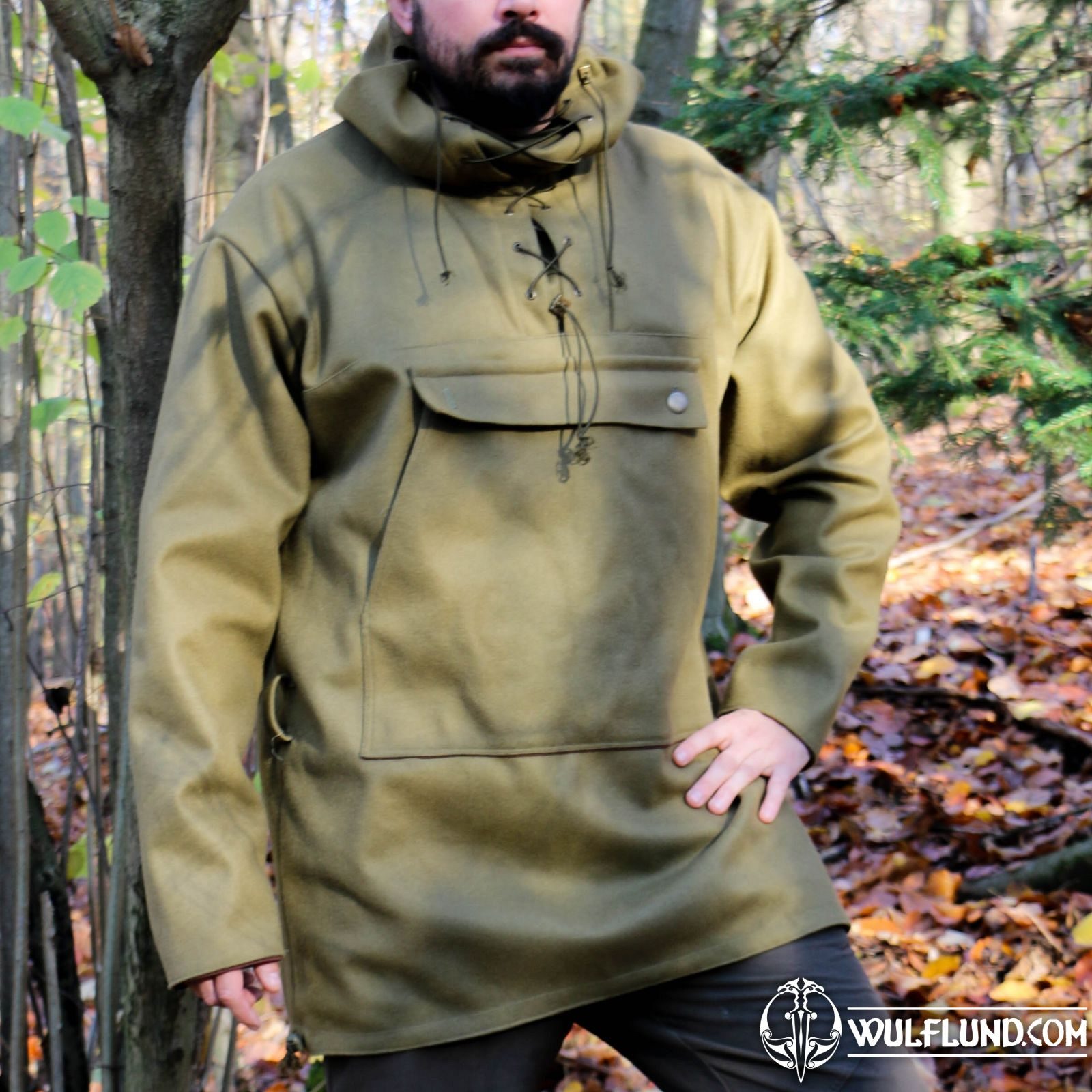 ANORAK für Bushcraft-Wolle, System Perunika Drakkaria Andere Bushcraft ...
