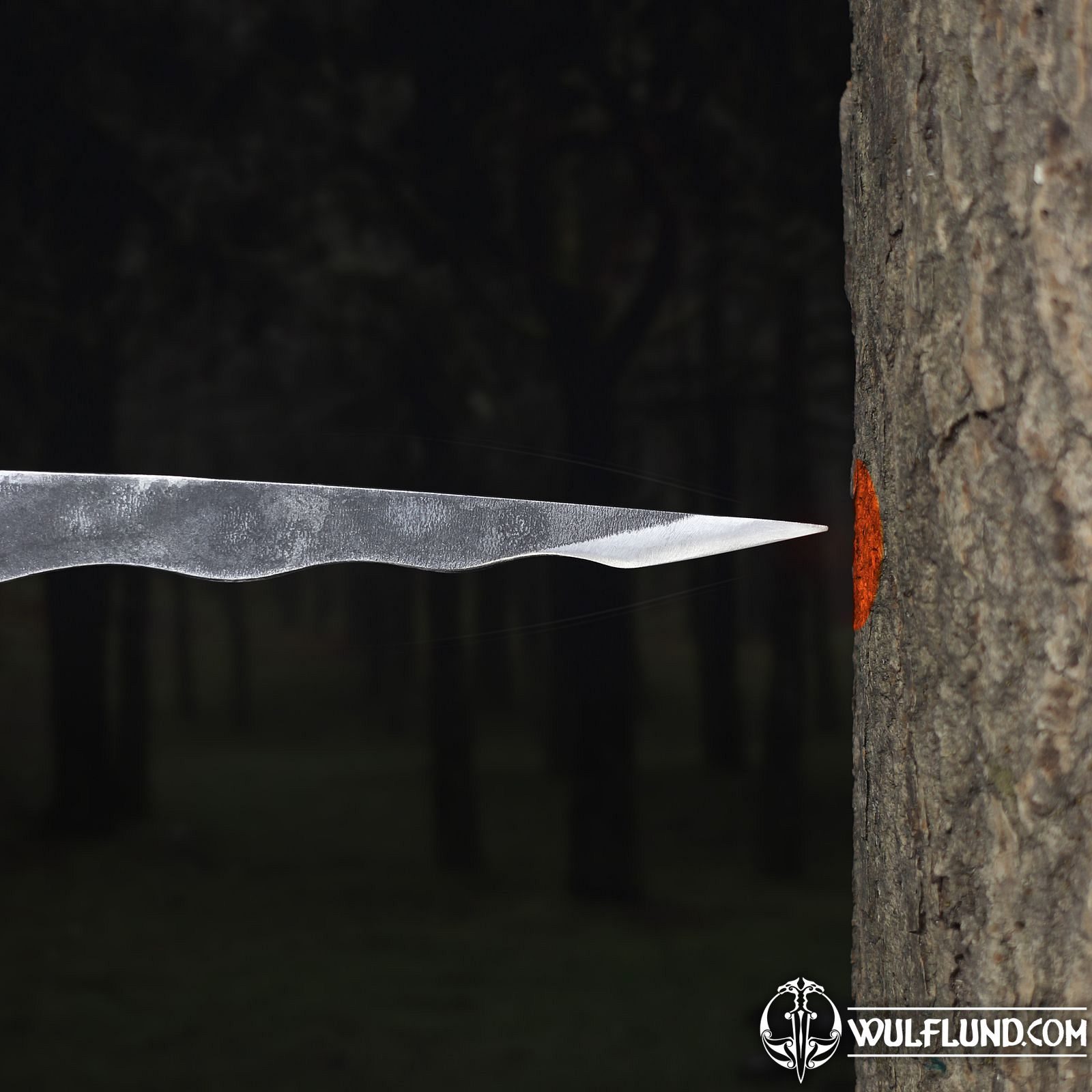 FLAMED BLADE, professional throwing knives - 3x set Drakkaria Throwing ...