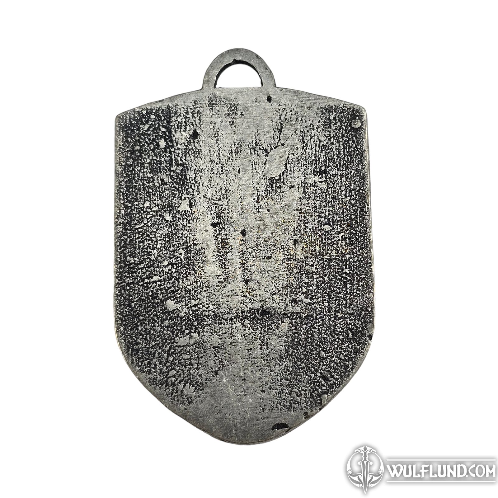 PRAGUE, medieval coat of arms in shield, 14th century, zinc Drakkaria ...