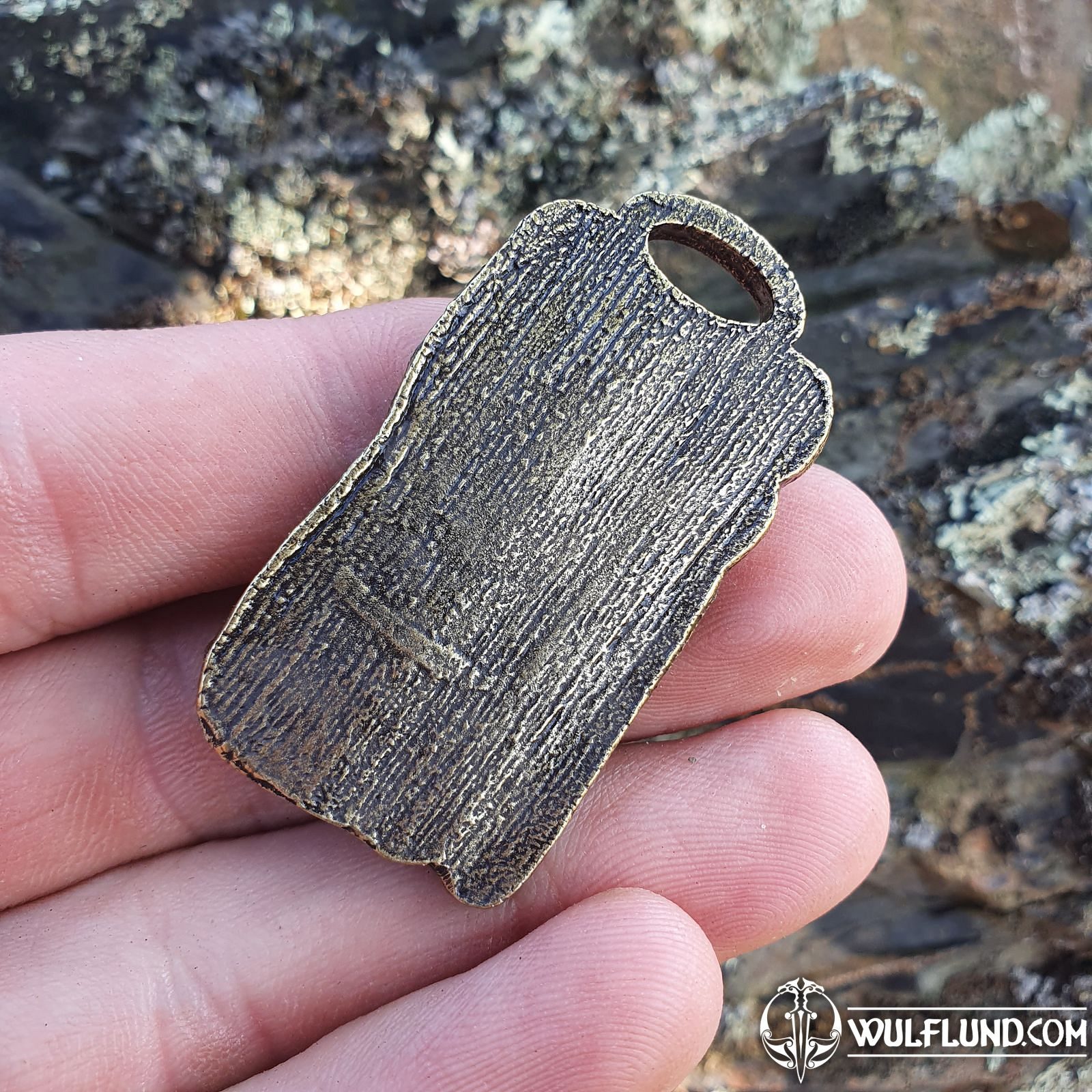 IHWAZ - Rune Pendant, antique brass Drakkaria rune pendants Zinc ...