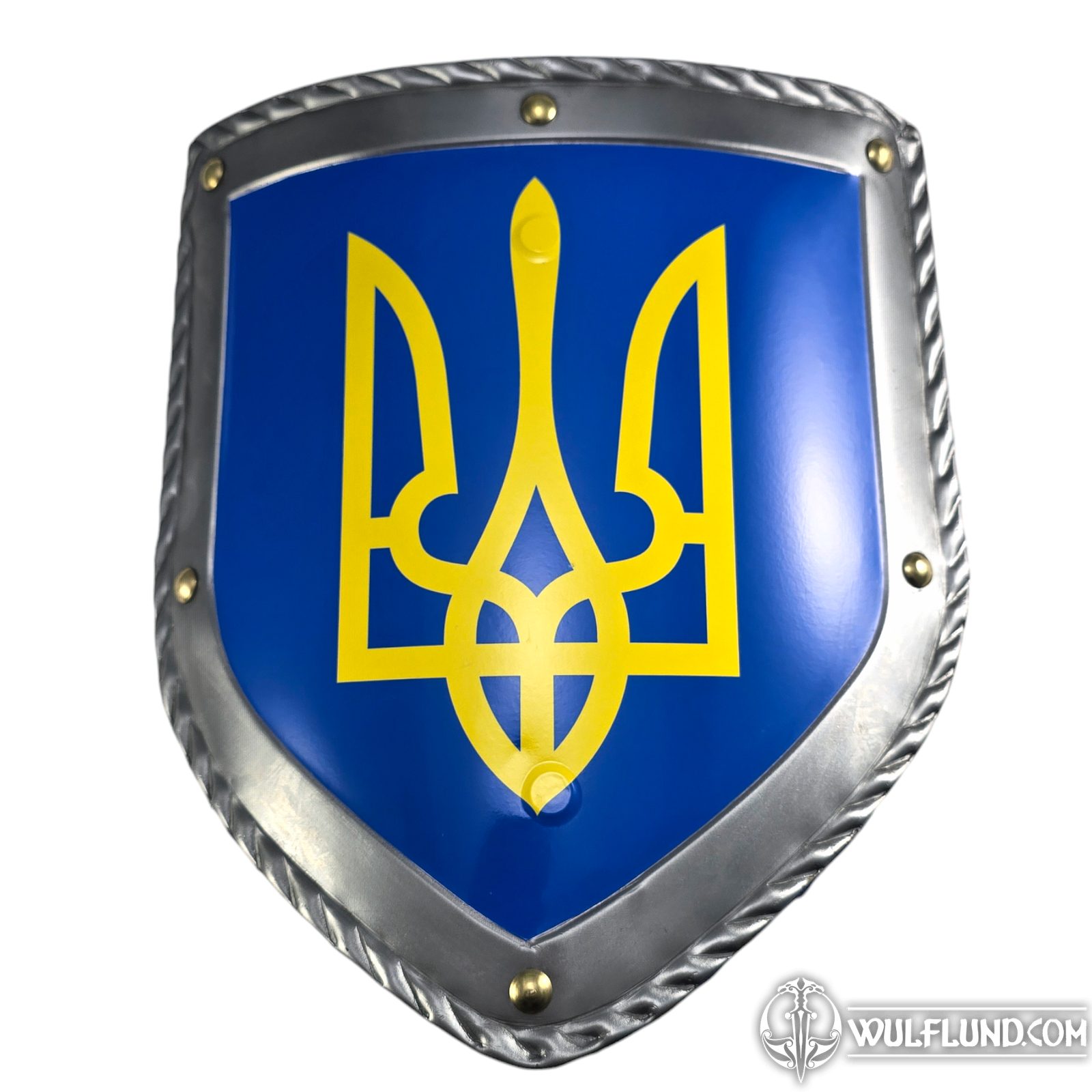 TRYZUB - UKRAINE, MEDIEVAL SHIELD - metal, handmade Decorative and ...