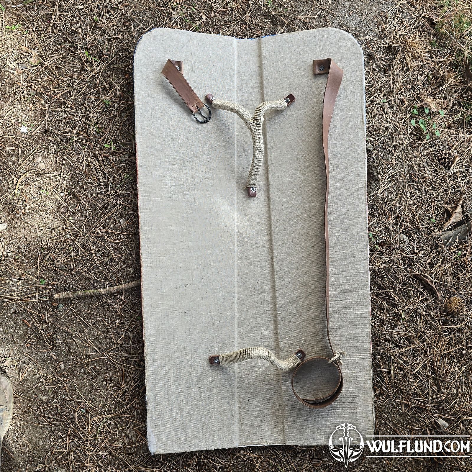 Pavise shield of Paris, hand-painted wooden medieval shield Living ...