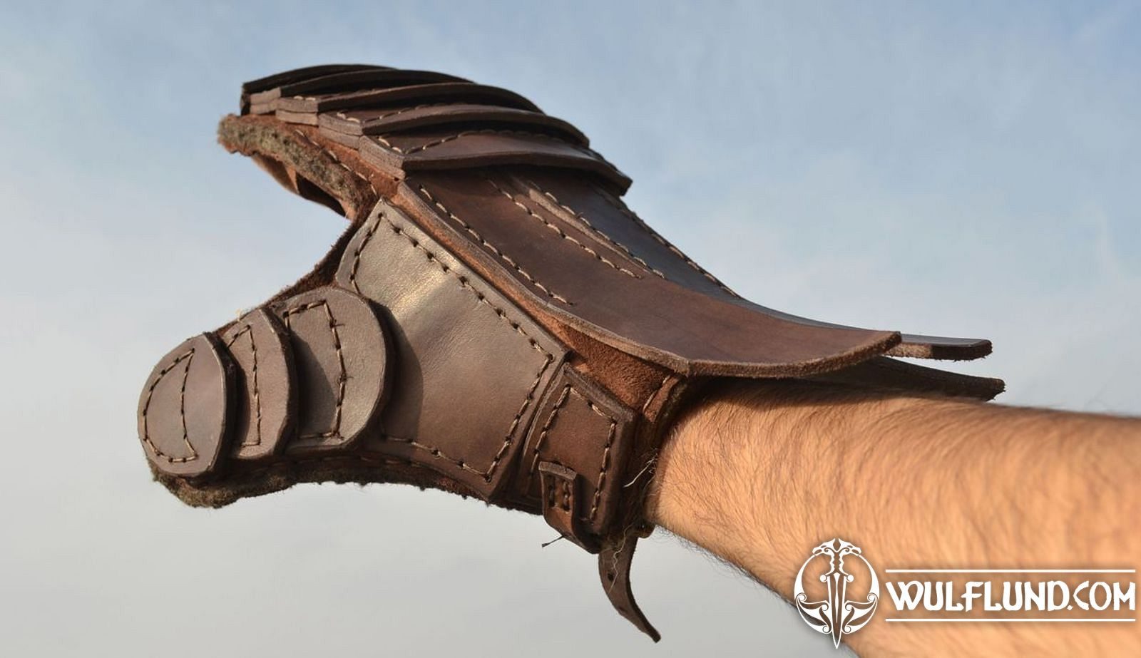 Leather Gauntlets for Swords Fighters Wulflund
