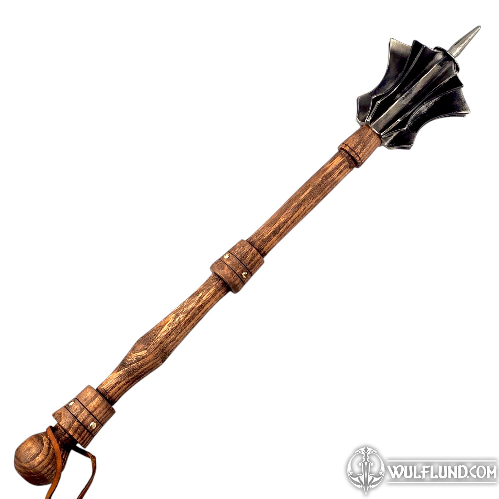 EUROPEAN MACE with wooden handle, replica Maces Weapons Wulflund