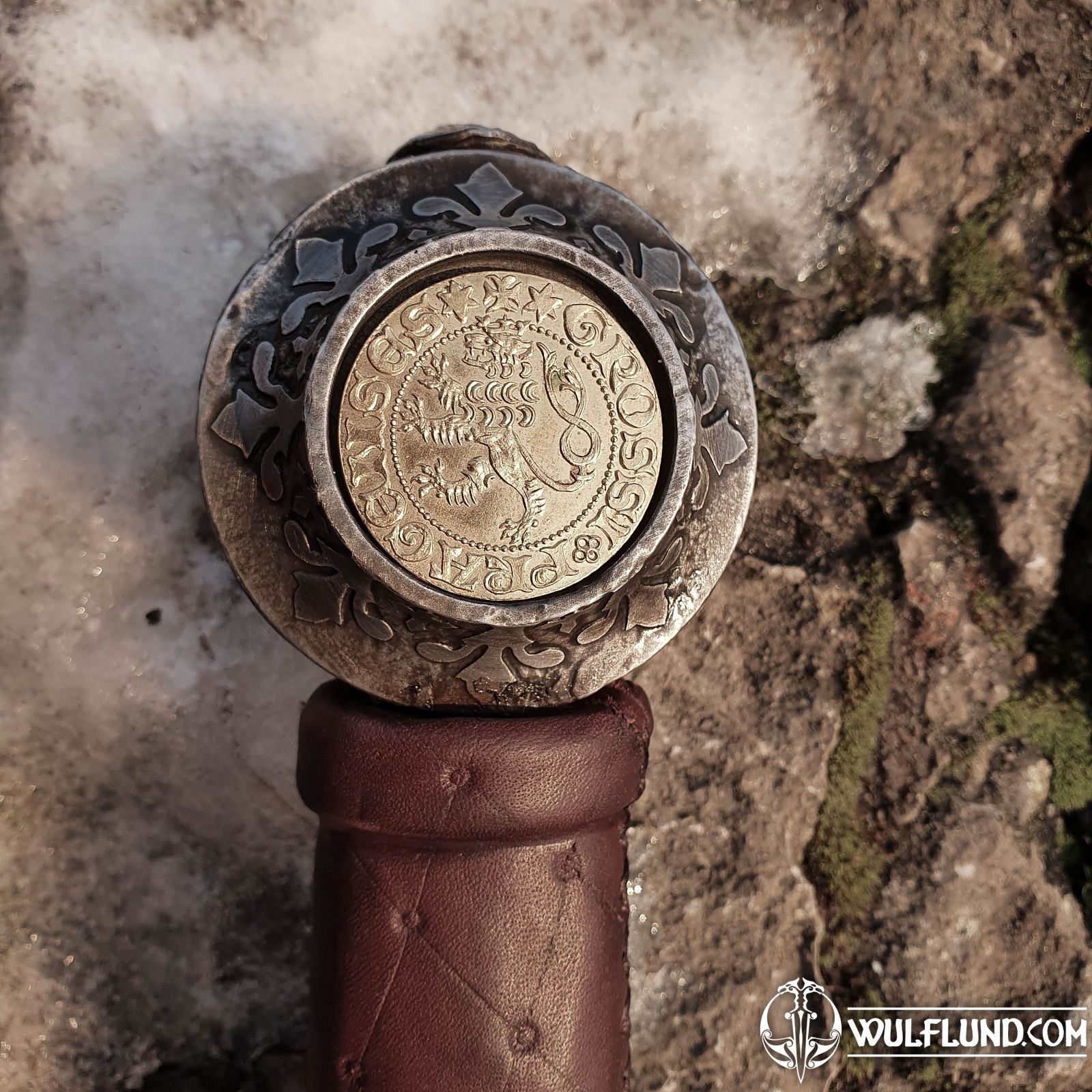 FLORAL ONE-HANDED SWORD etched FULL TANG, sharp Arma Epona Medieval ...