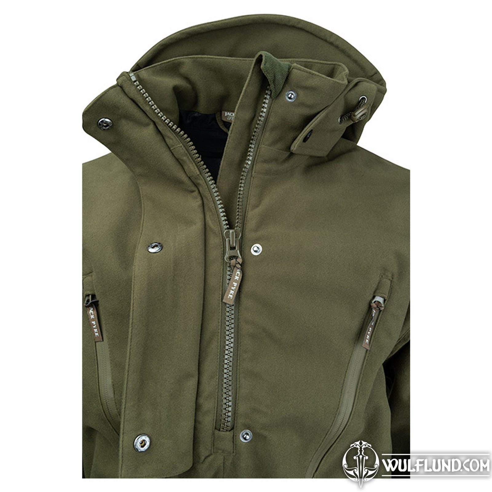 ANORAK for Bushcraft, Argyll Smock Moss Green Other bushcraft products ...