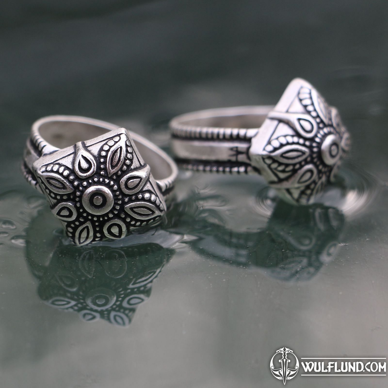 MITTELALTERLICHER RING, XII. Jahrhundert, Silber 925 13g Ringe Silber ...