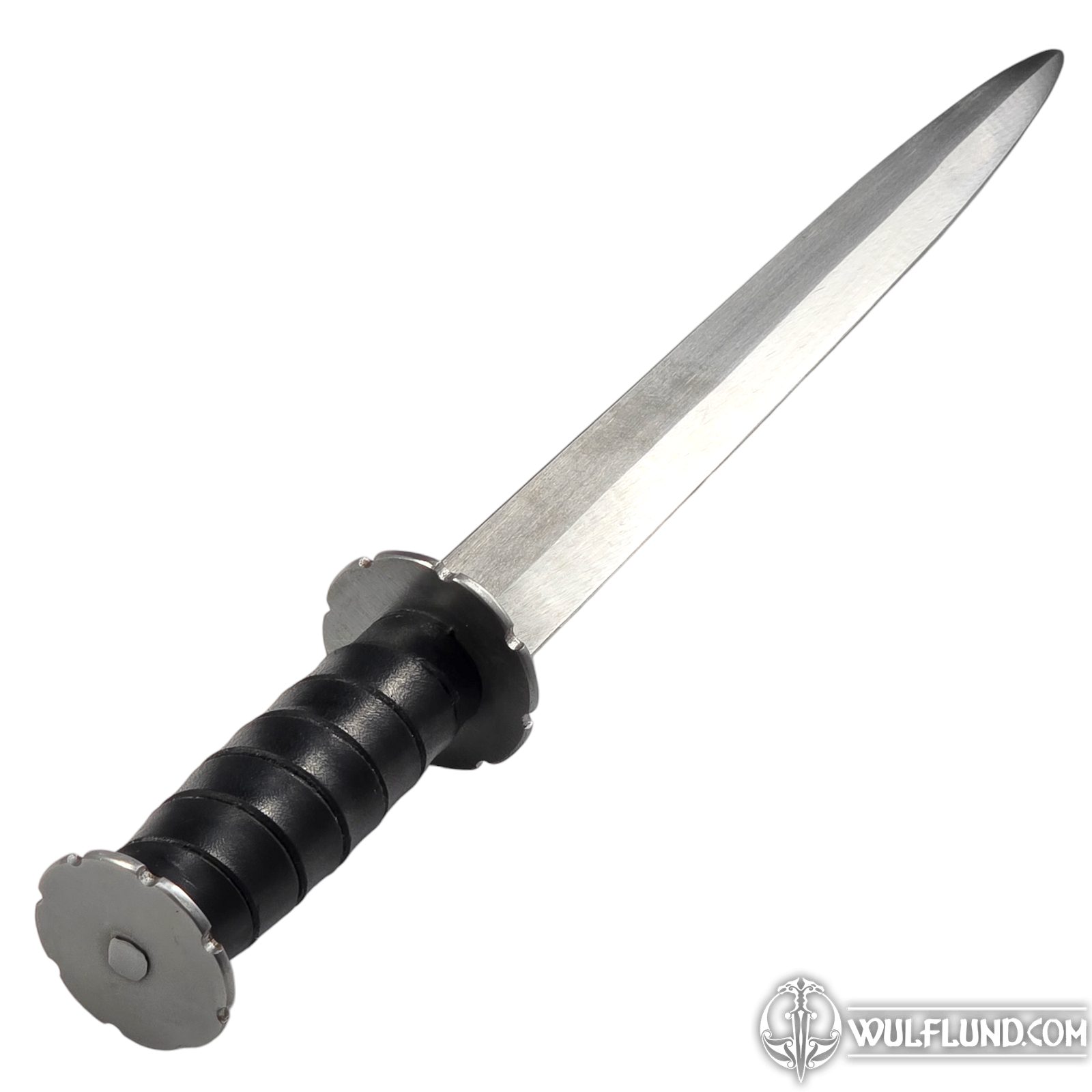 Rondel or Bollock dagger Kuttenberg, 14th century, blunt replica, black ...