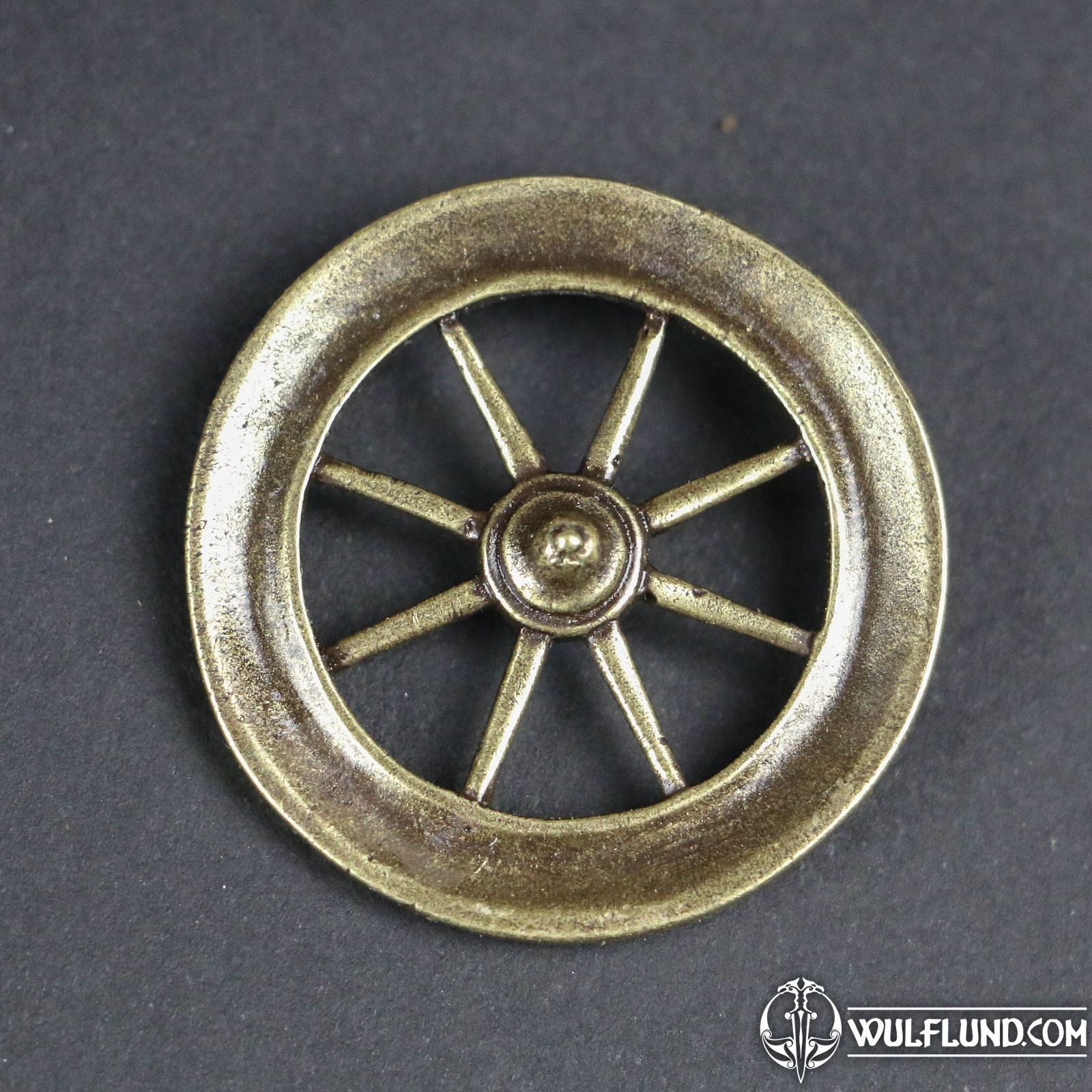 ROUE DE TARANIS, soleil celtique, zinc, laiton antique Drakkaria ...