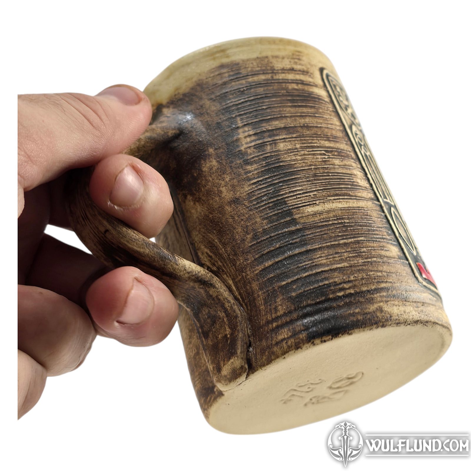 Celtic ceramic mug Traditional Czech ceramics Feasting Wulflund
