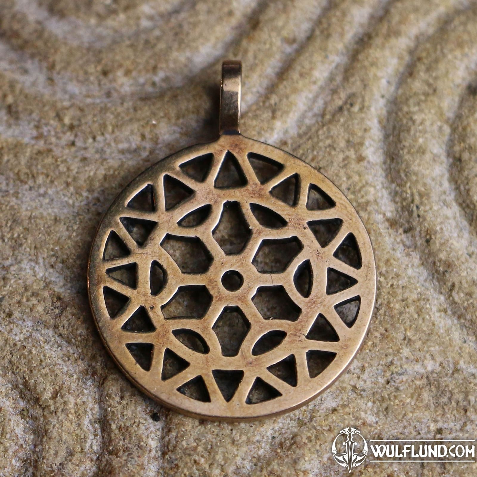 SUN SYMBOL, bronze pendant Pendants Bronze jewellery, Jewellery Wulflund