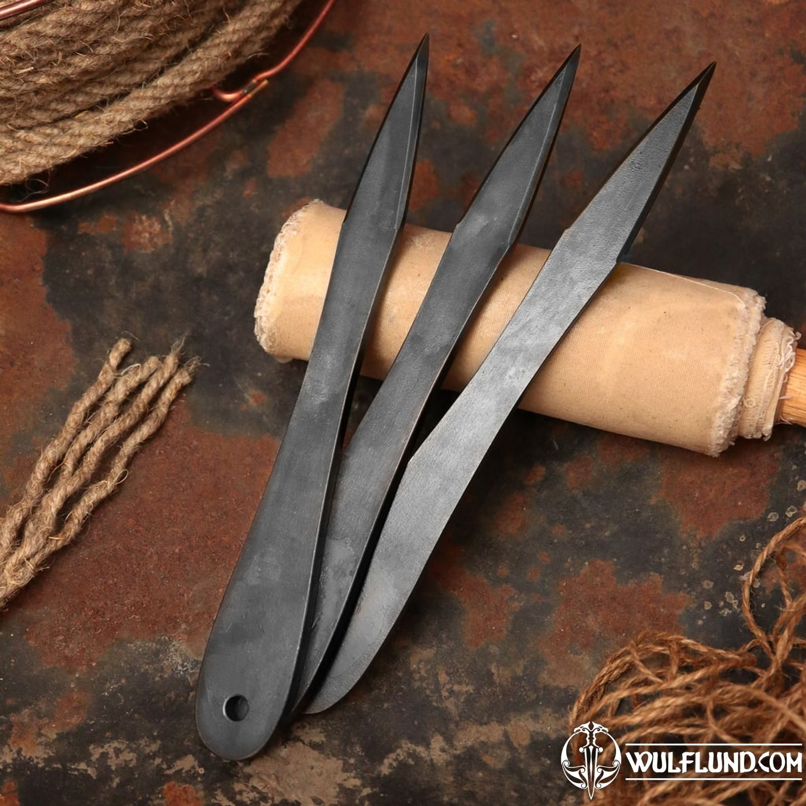ARROW THROWING KNIVES, set of 3 Drakkaria Wurfmesser Wurfmesser Sport ...