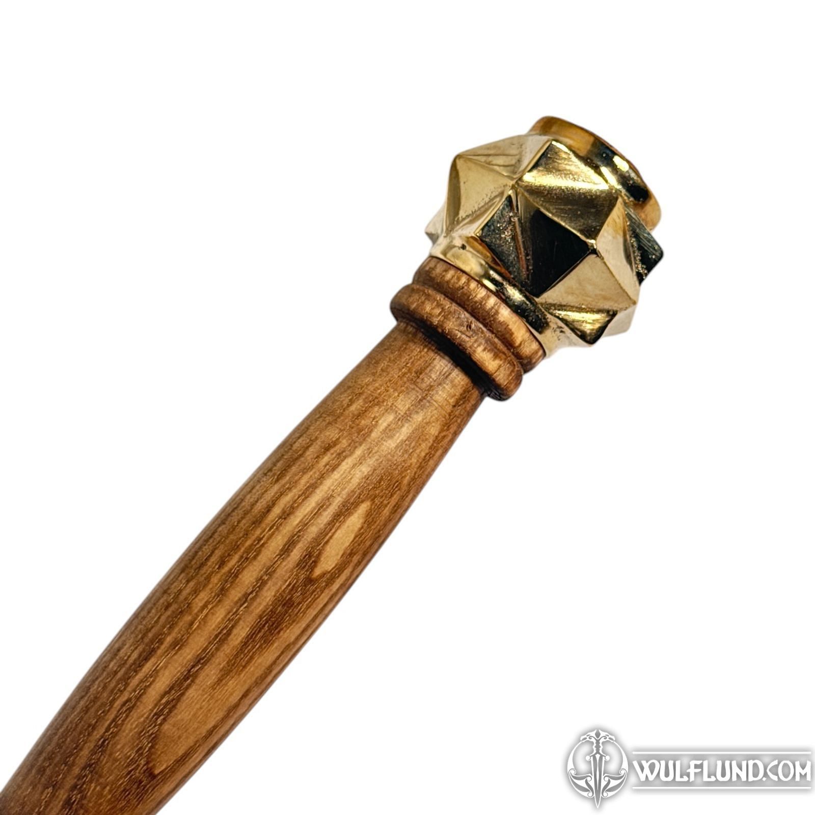 BULAWA, bronze mace with wooden shaft Drakkaria Maces Weapons Wulflund