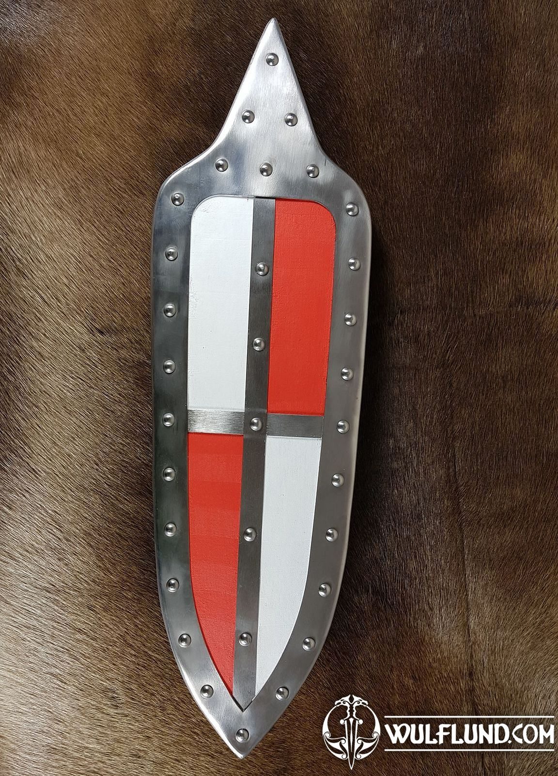 Hungarian Shield, XV. century red, white Wulflund