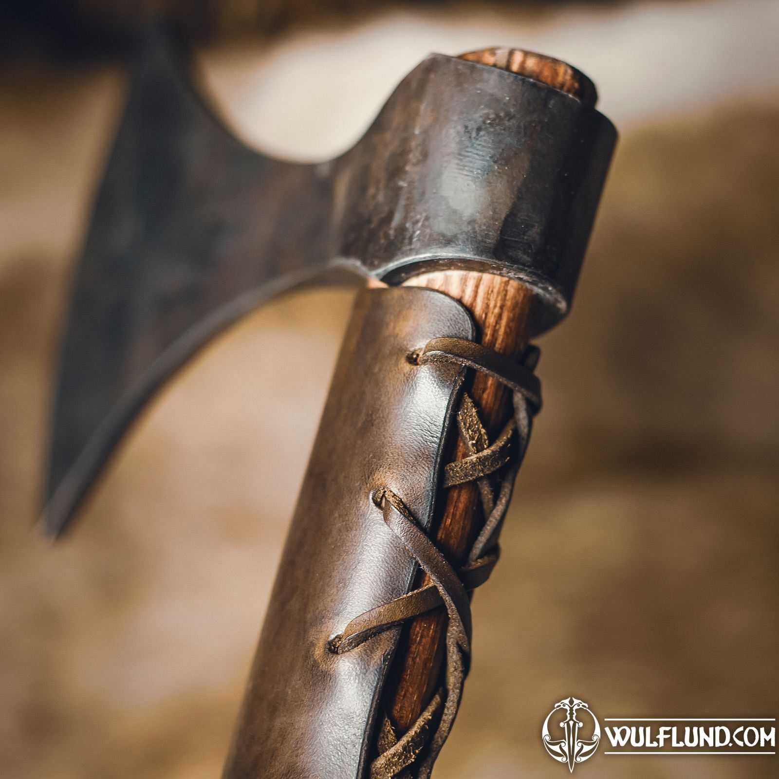 HALFDAN Viking Axe - blunt Drakkaria Axes Weapons Wulflund