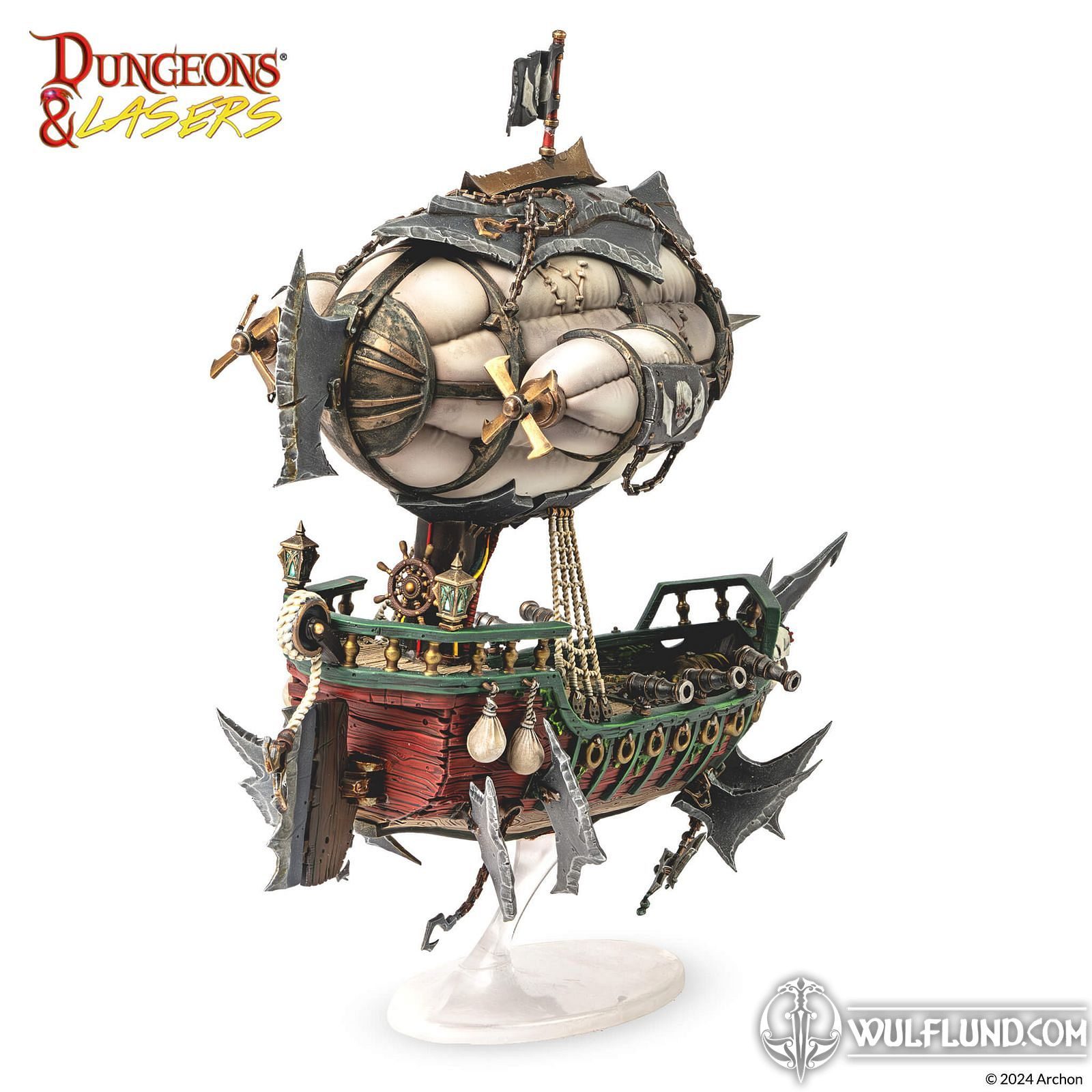 Dungeons & Lasers: Flying Pirates Airship Archon Studio Wargaming ...