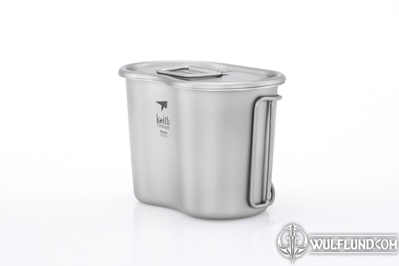 Ti3060 Titanium Canteen Mess Kit Titanium equipment Bushcraft, Camping ...