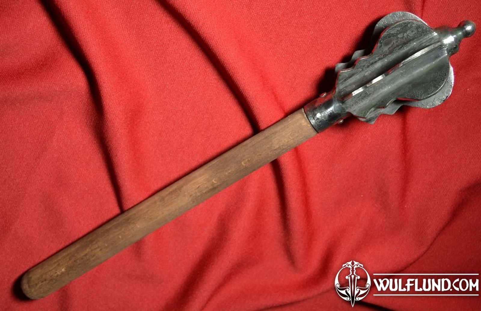 MEDIEVAL MACE, exact museum copy Drakkaria Maces Weapons Wulflund