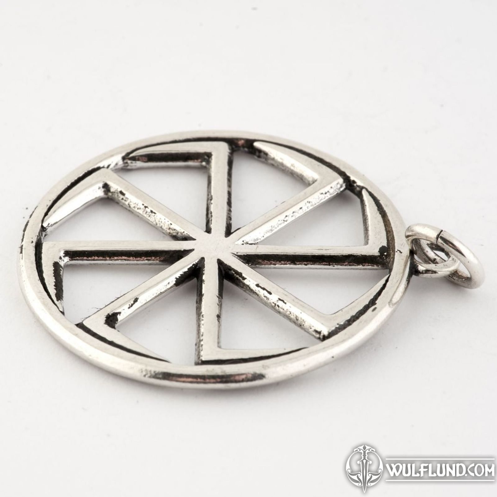 SILVER KOLOVRAT, SLAVIC SUN WHEEL KOLOWRAT SLAWA Wulflund