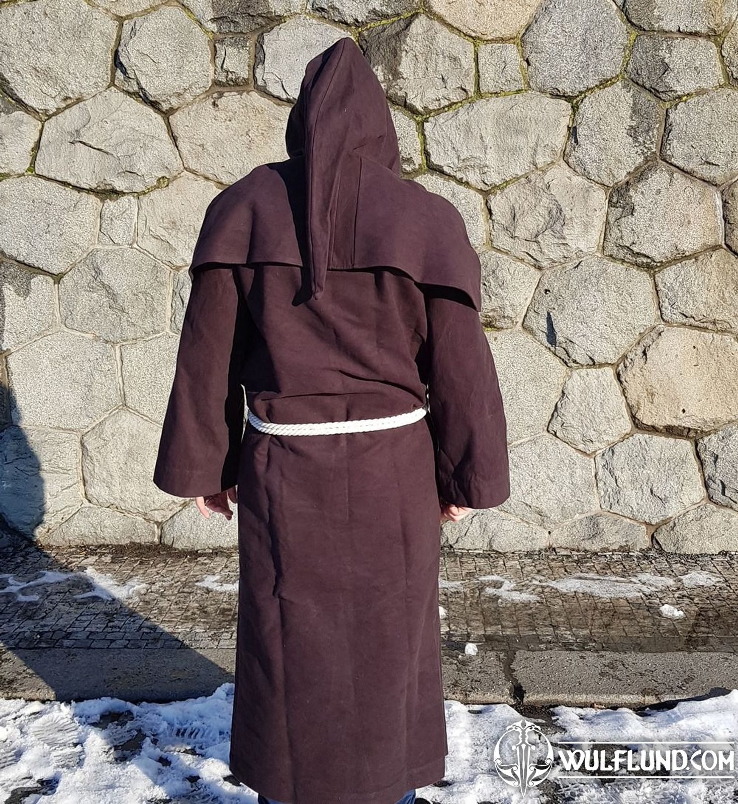Cowl with hood, monk's habit with hood clothing for men Historical ...