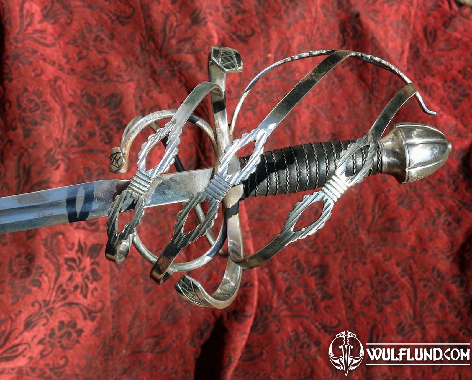 Danish officer rapier - Karde (thistle), sword Drakkaria renaissance ...