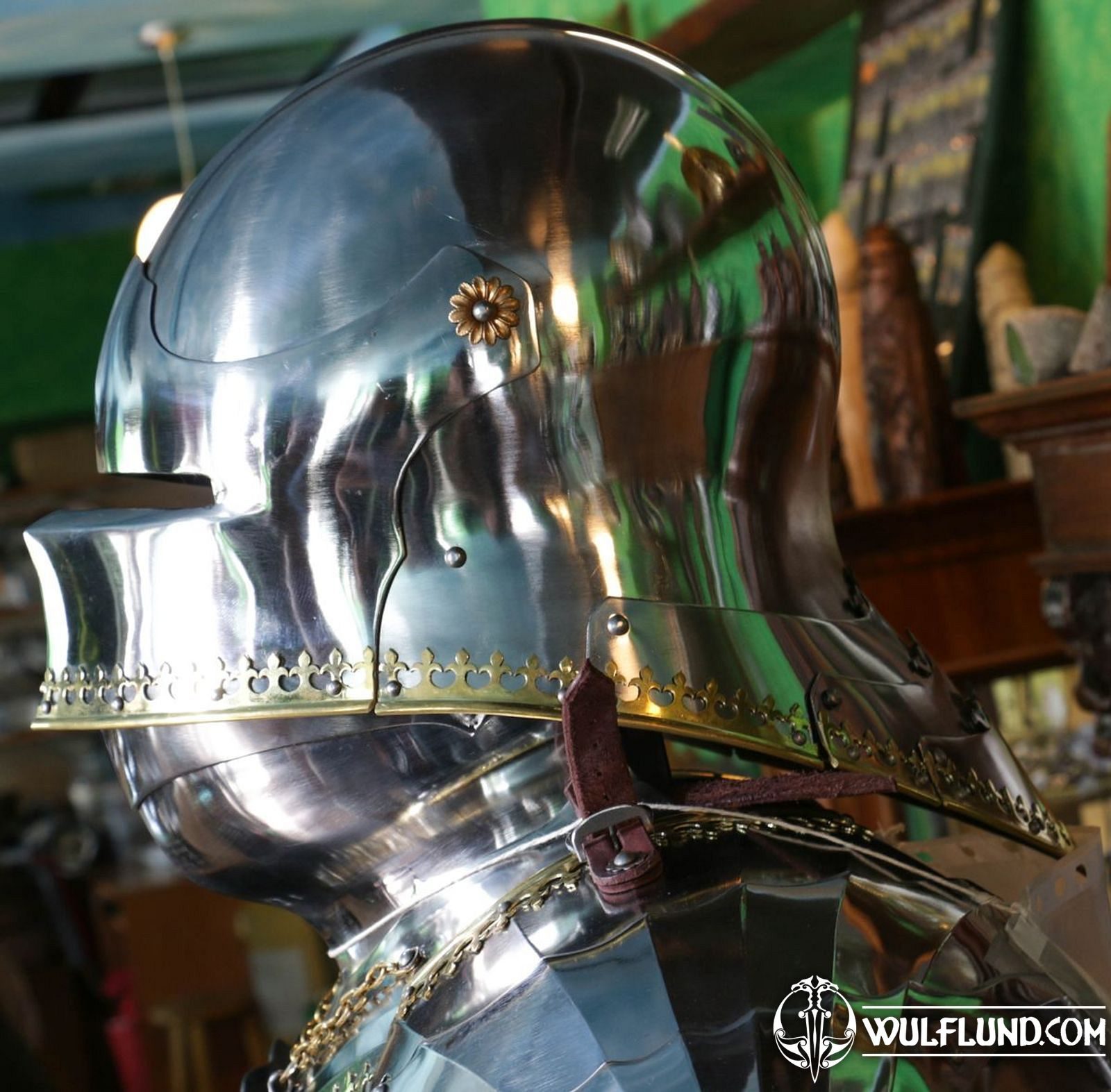 CUSTOM SUIT OF ARMOUR WITH SALLET, polished, 1.5 mm Suits of Armour ...