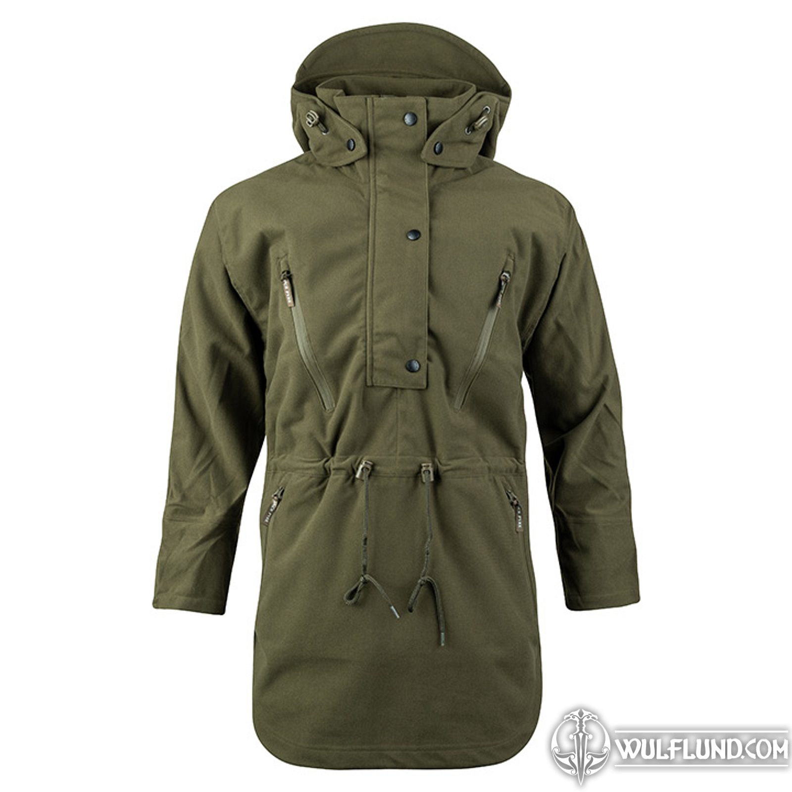 ANORAK for Bushcraft, Argyll Smock Moss Green Other bushcraft products ...